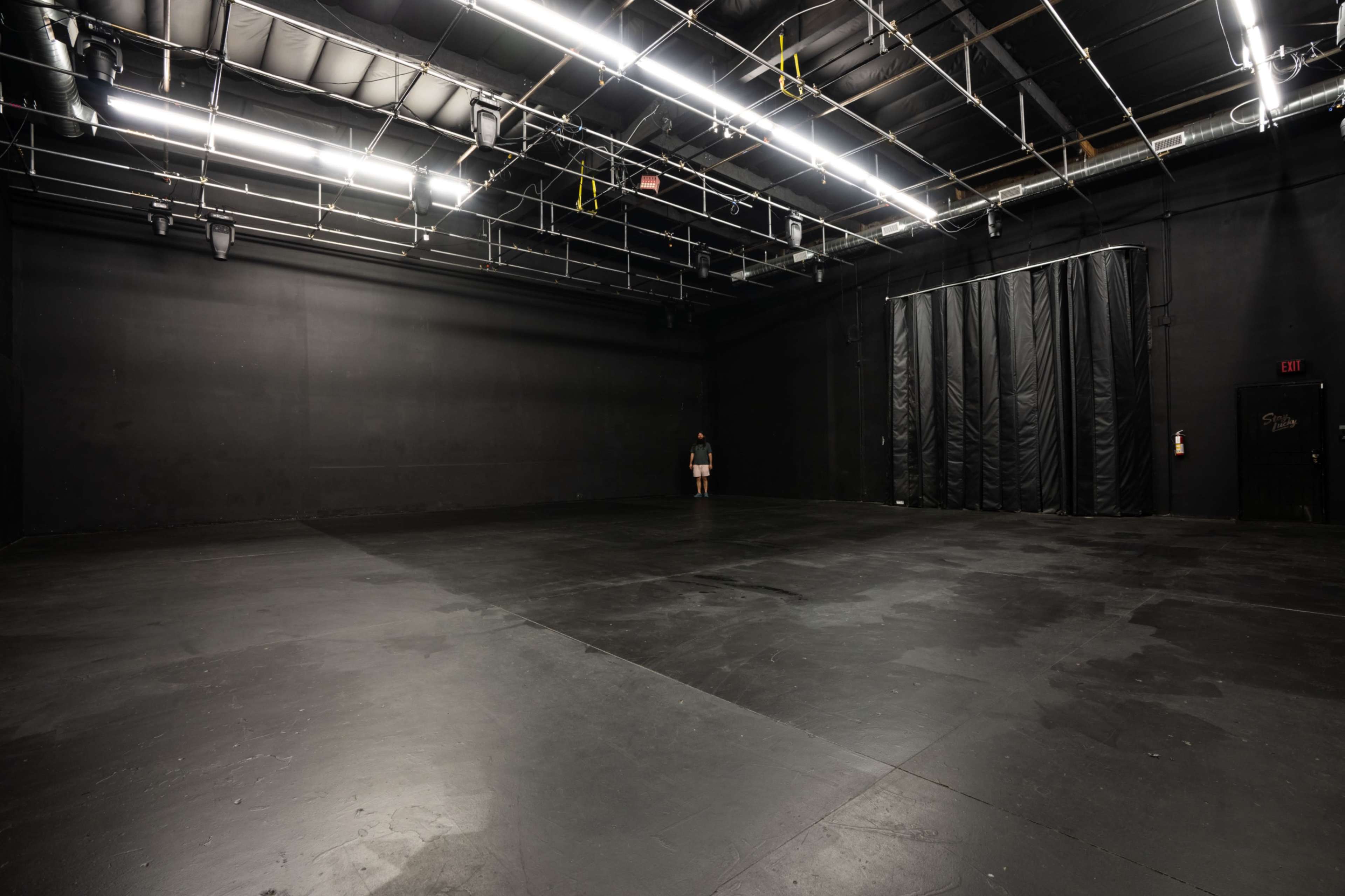 Stay Lucky Studios | Black Void Stage - Light Grid - Production Office ...