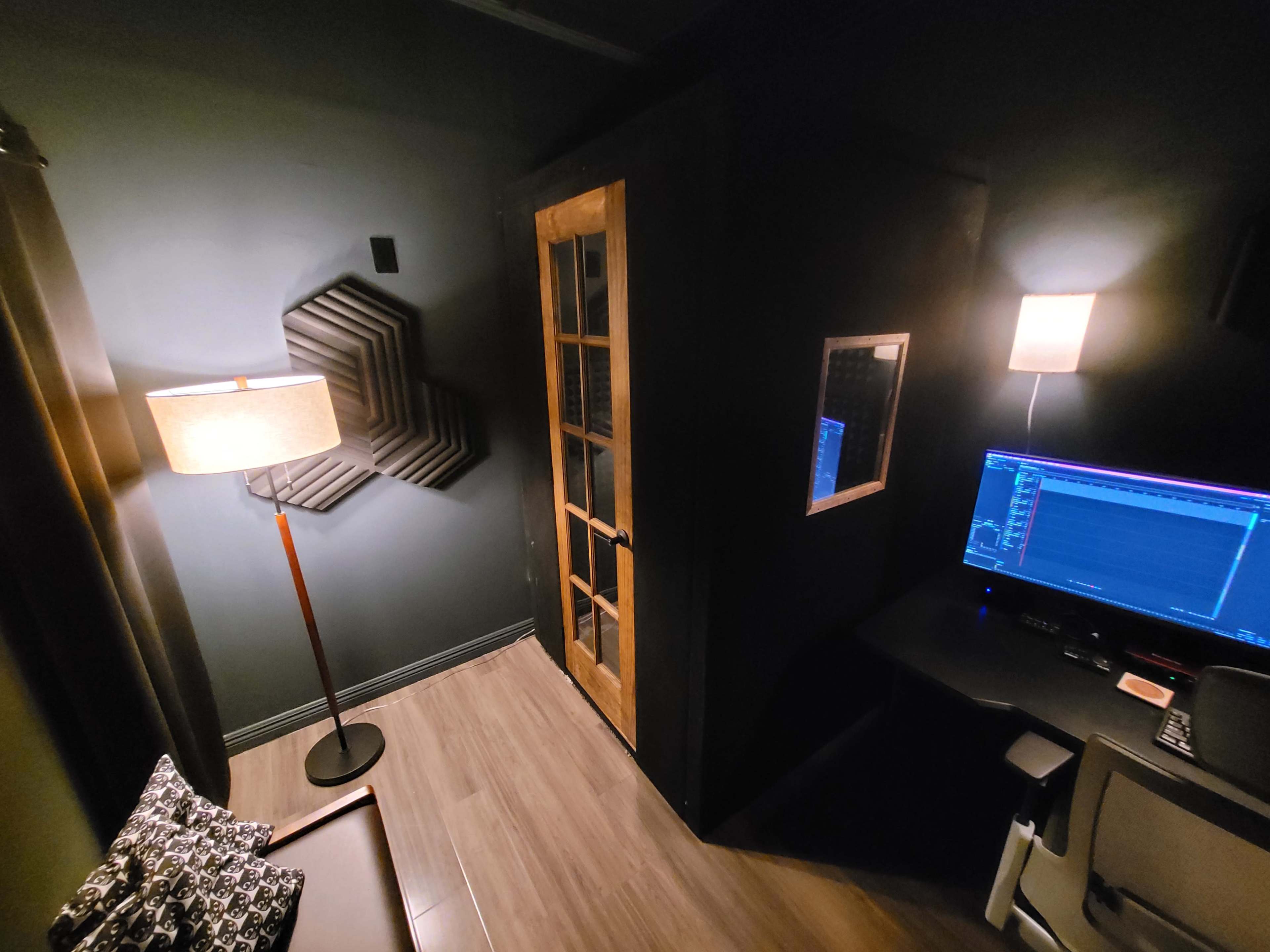 Edit Room with Booth for VO / ADR / Screaming into a Void, Los Angeles ...