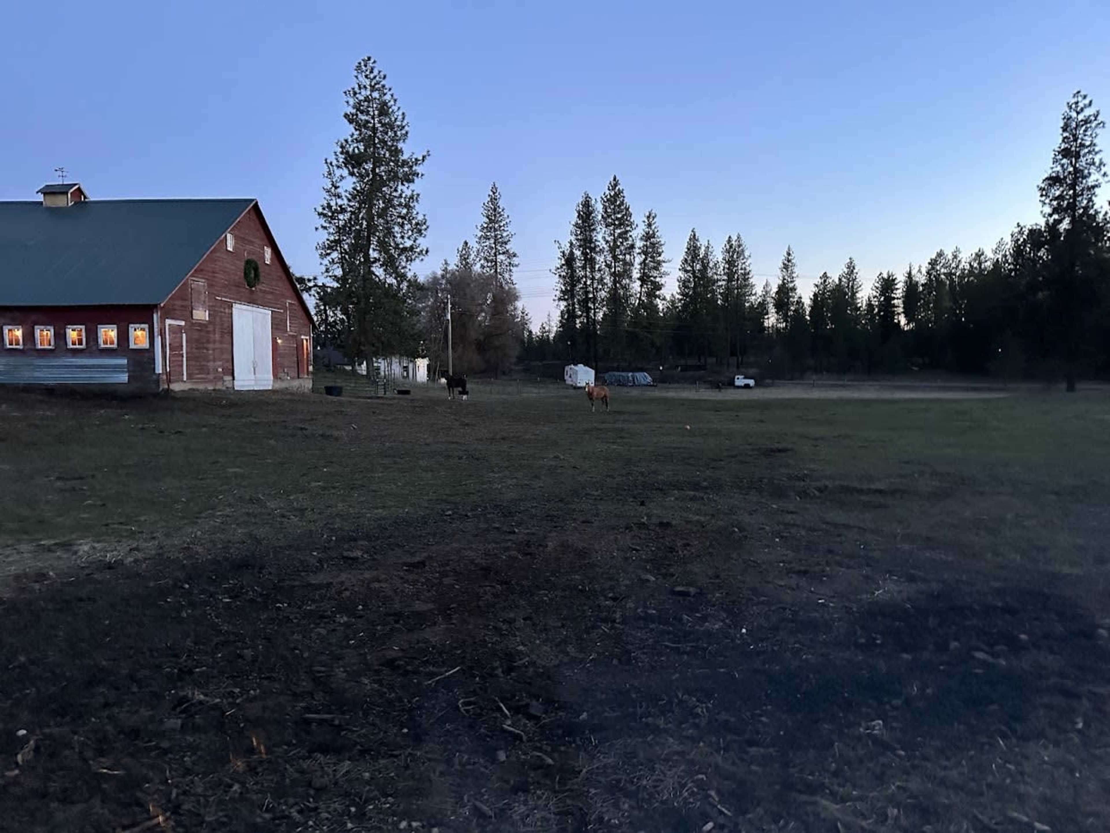 Red Barn on the Rocks, Nine Mile Falls, WA | Production | Peerspace