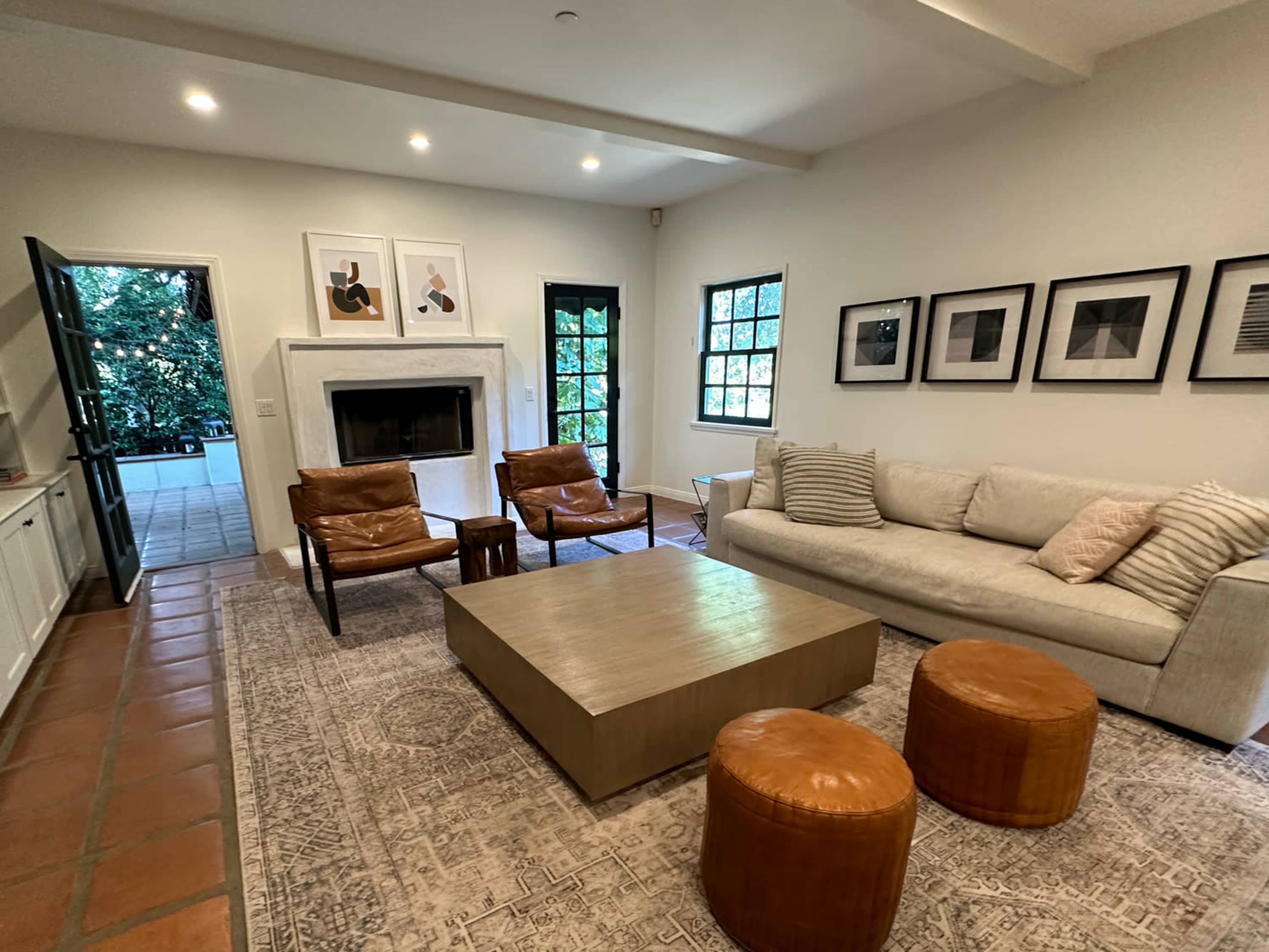 Open and bright Monterey Spanish exterior with a modern elevated ...