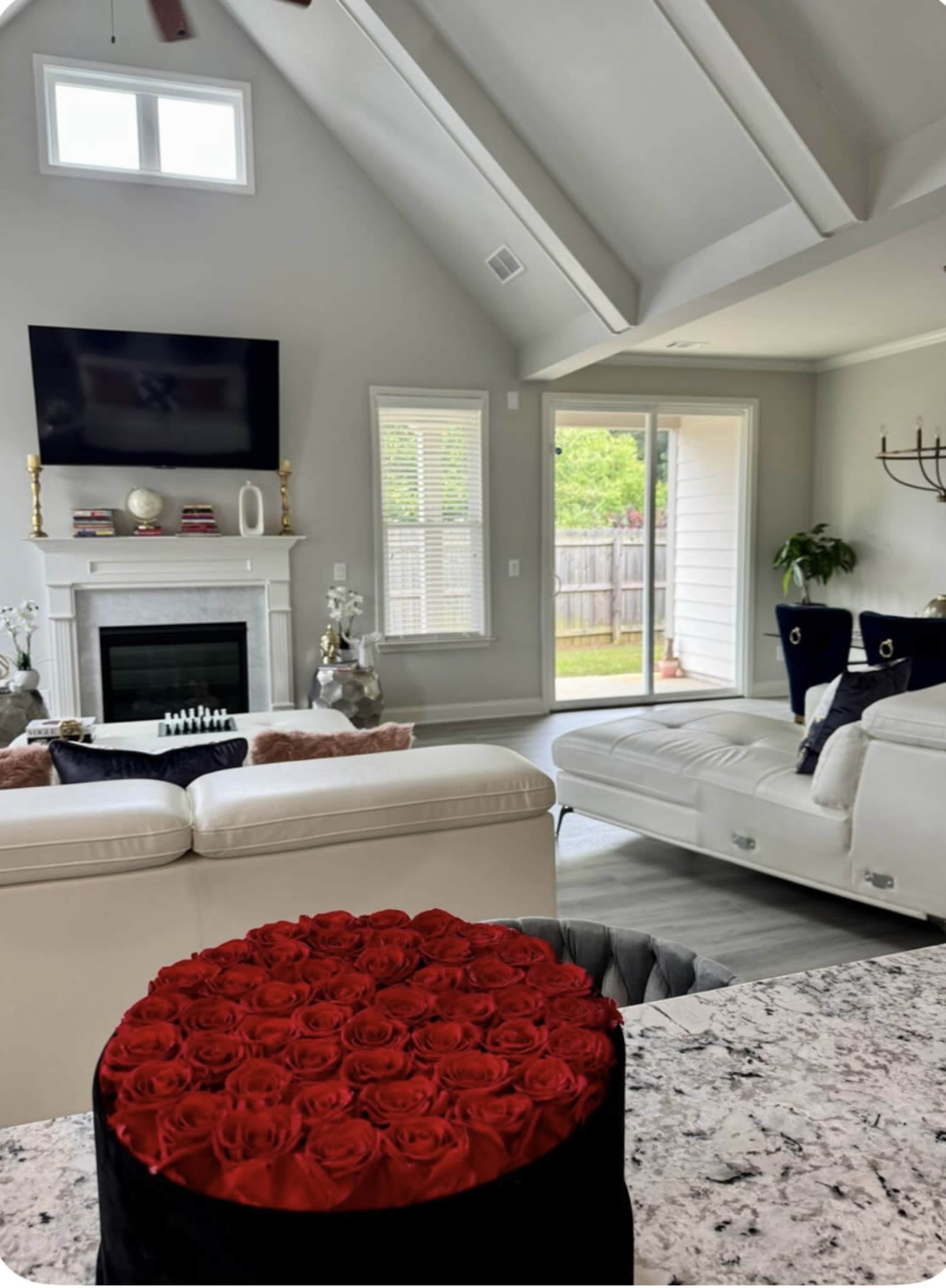 Modern Sun-Filled Loft with Vaulted Ceilings & Fire Place, Marietta, GA ...