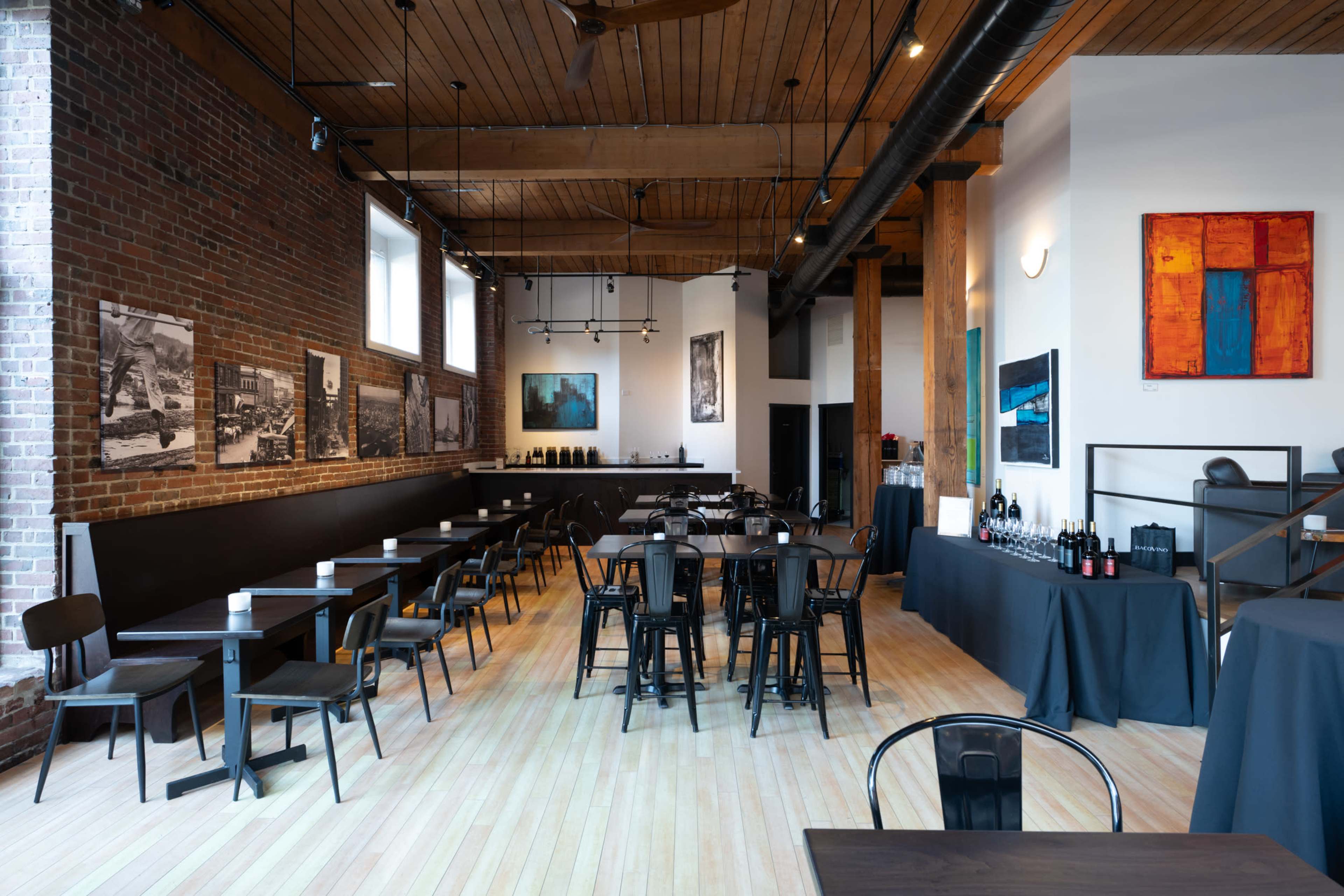 Bacovino Winery | Waterfront Tasting Room-Downtown Industrial-Chic ...