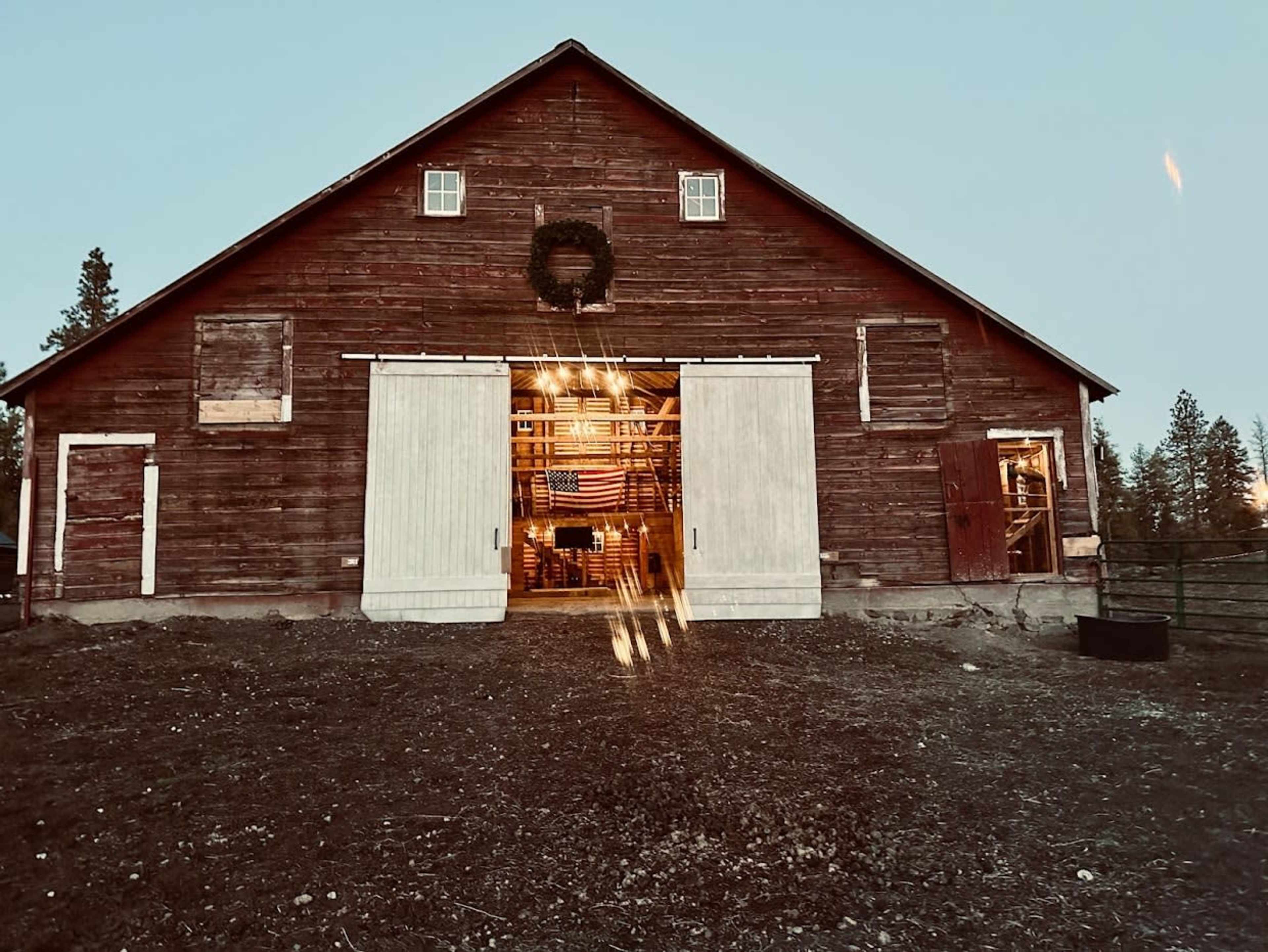 Red Barn on the Rocks, Nine Mile Falls, WA | Production | Peerspace