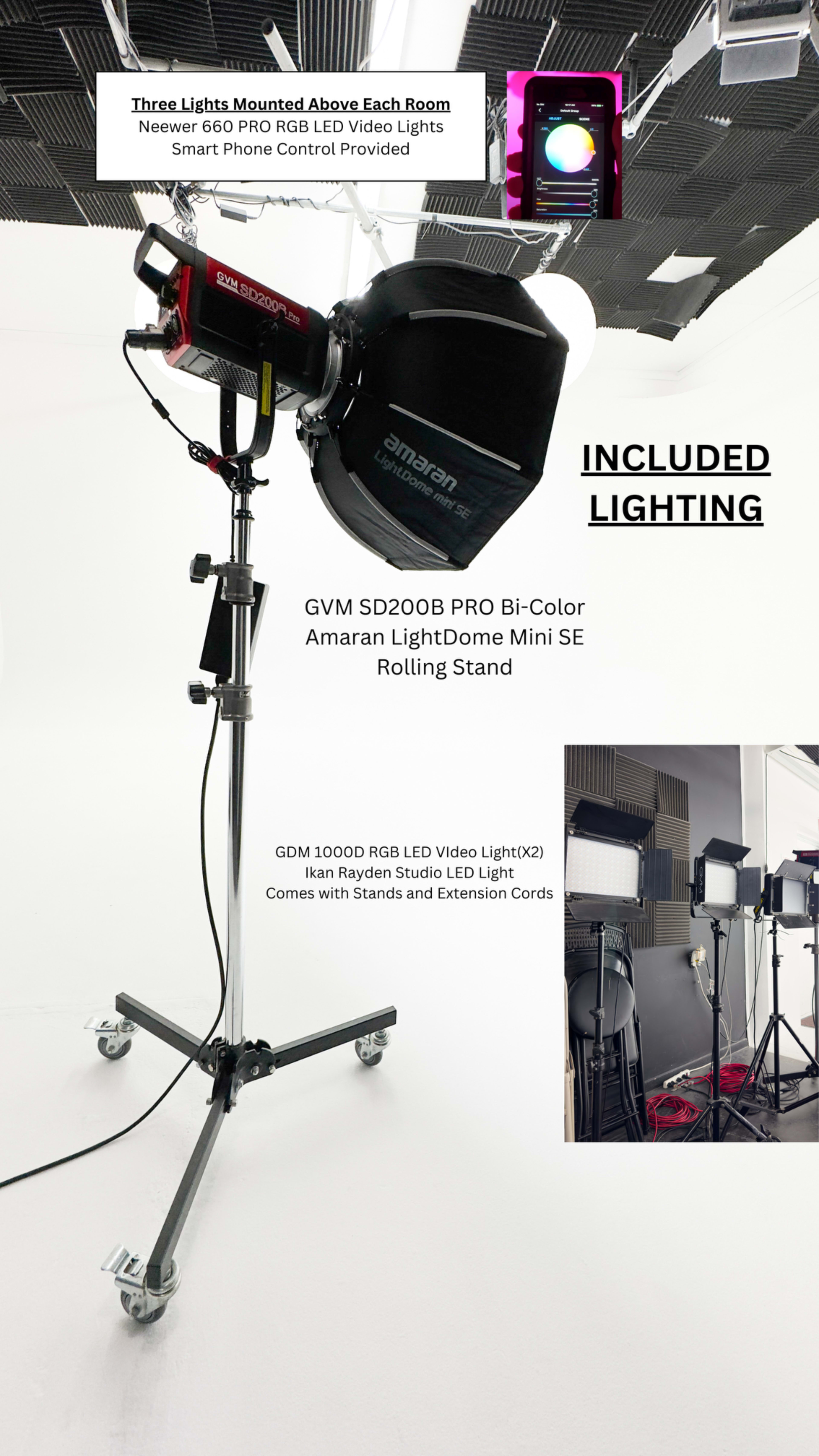COLD CREEK PRODUCTIONS | Black and White Studio with Free Lighting ...