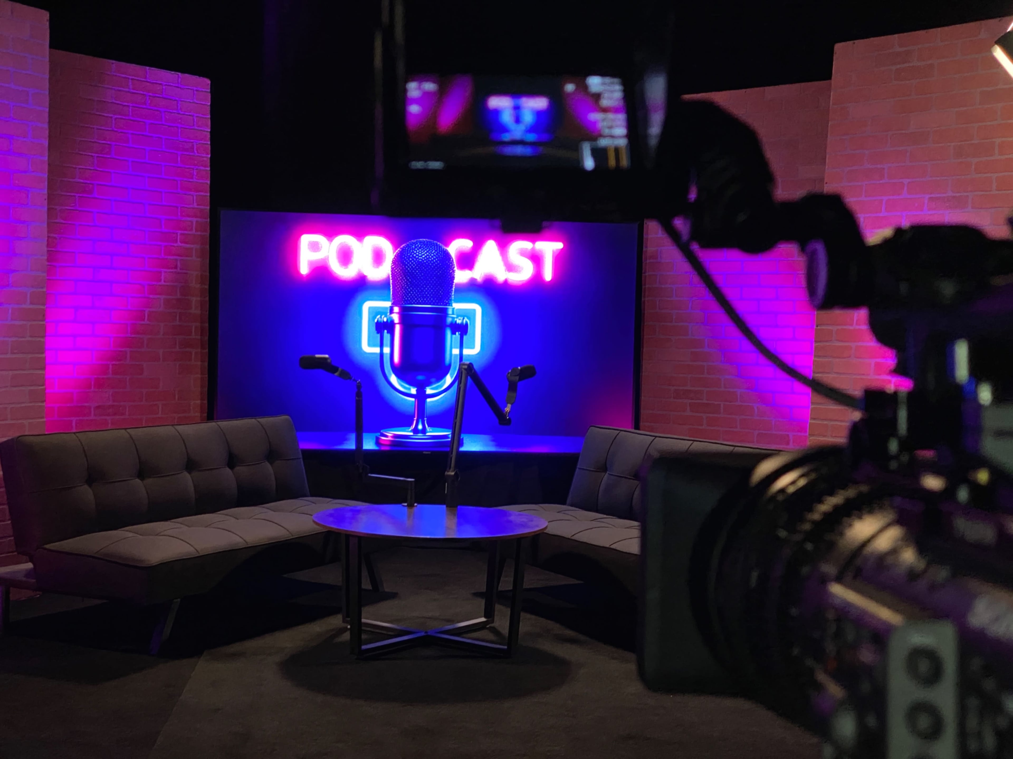 Podcast Studio, Sound Proof, Pre-lit Set, Burbank, CA | Production ...
