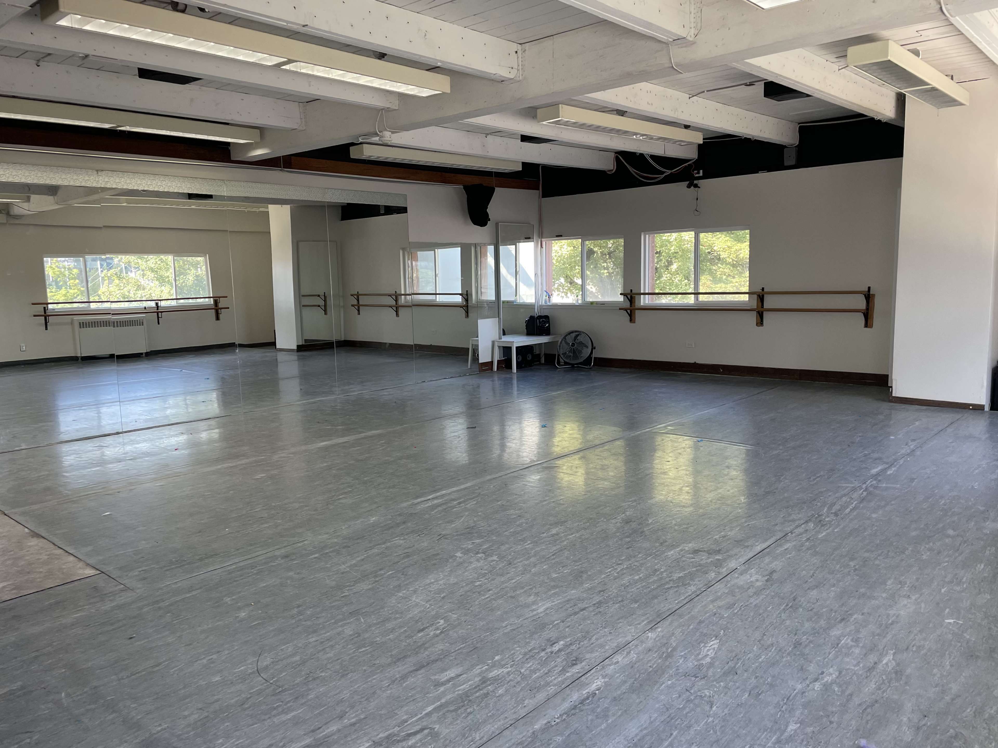 (Studio A) Bright, Large Dance Studio, New Westminster | Production ...