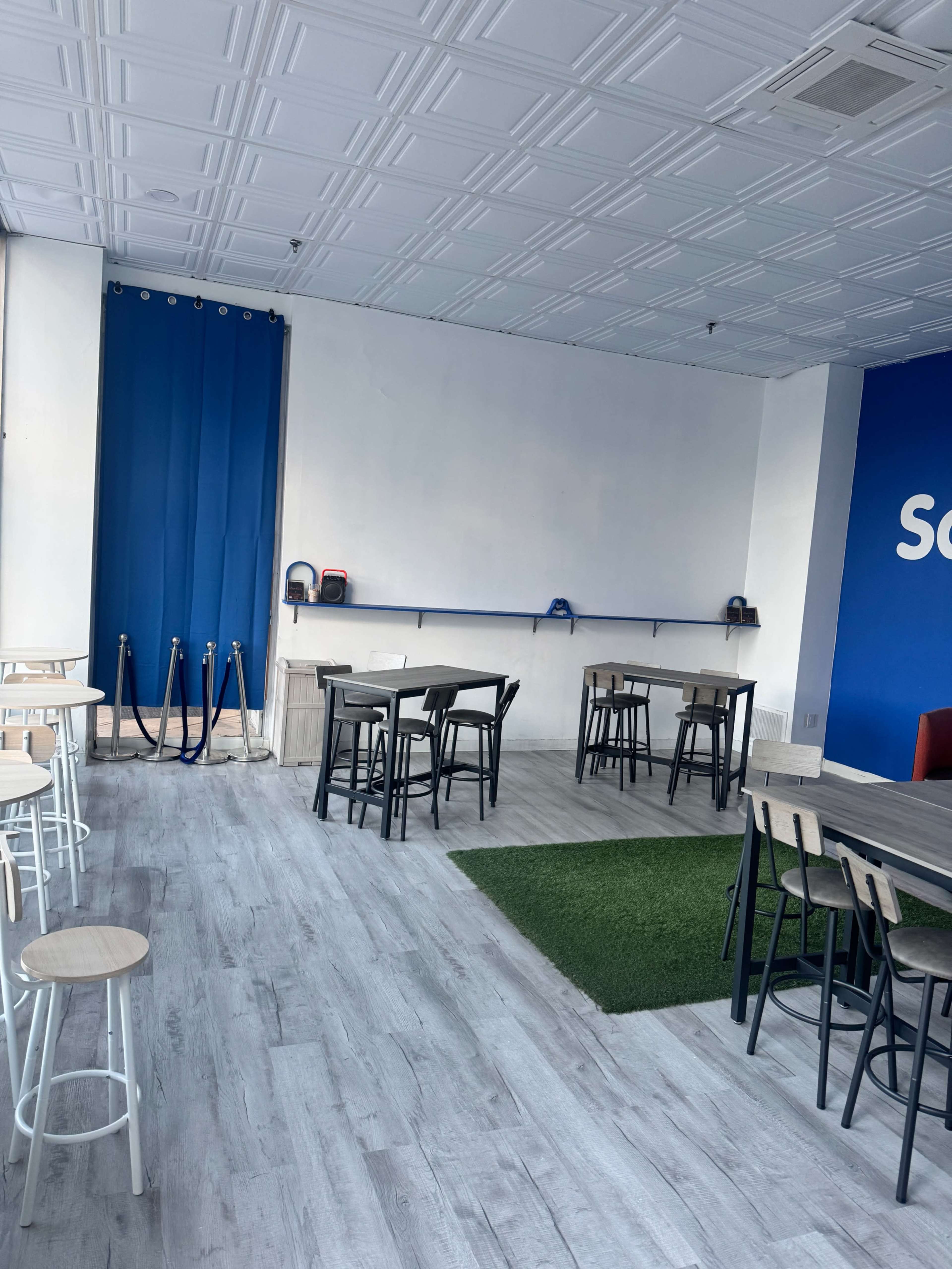 Say High Event Space | Brand New Event Space in heart of Atlantic City with tables and chairs ...