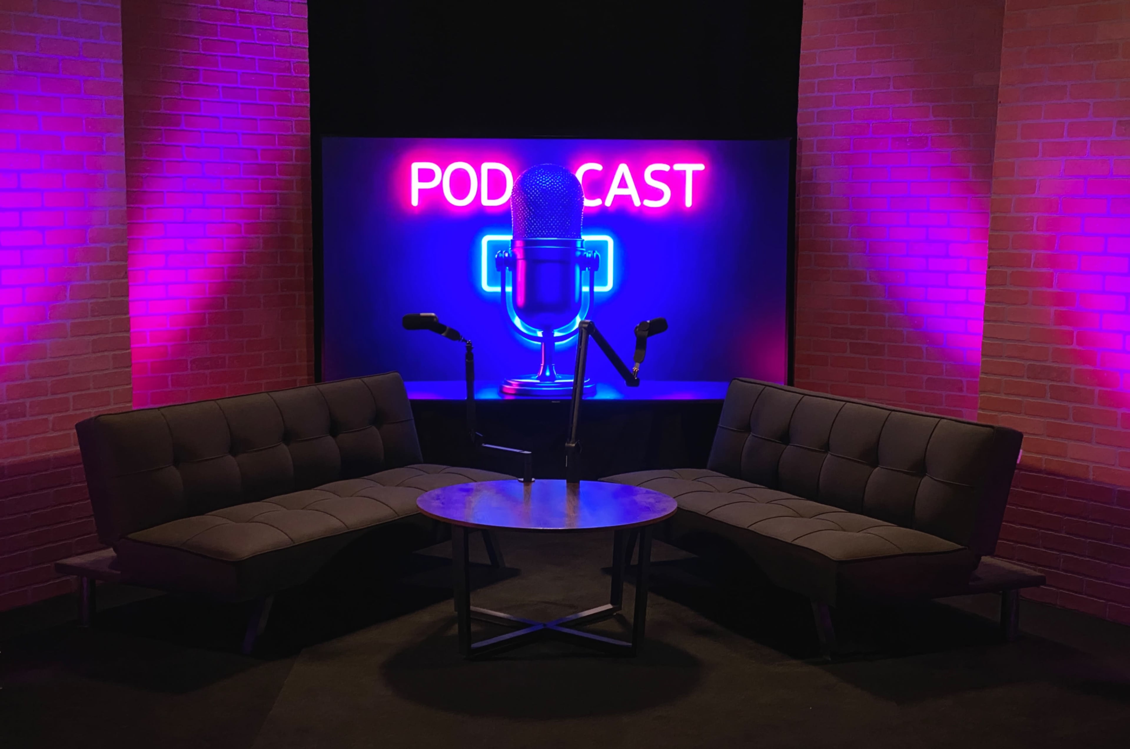 Podcast Studio, Sound Proof, Pre-lit Set, Burbank, CA | Production ...