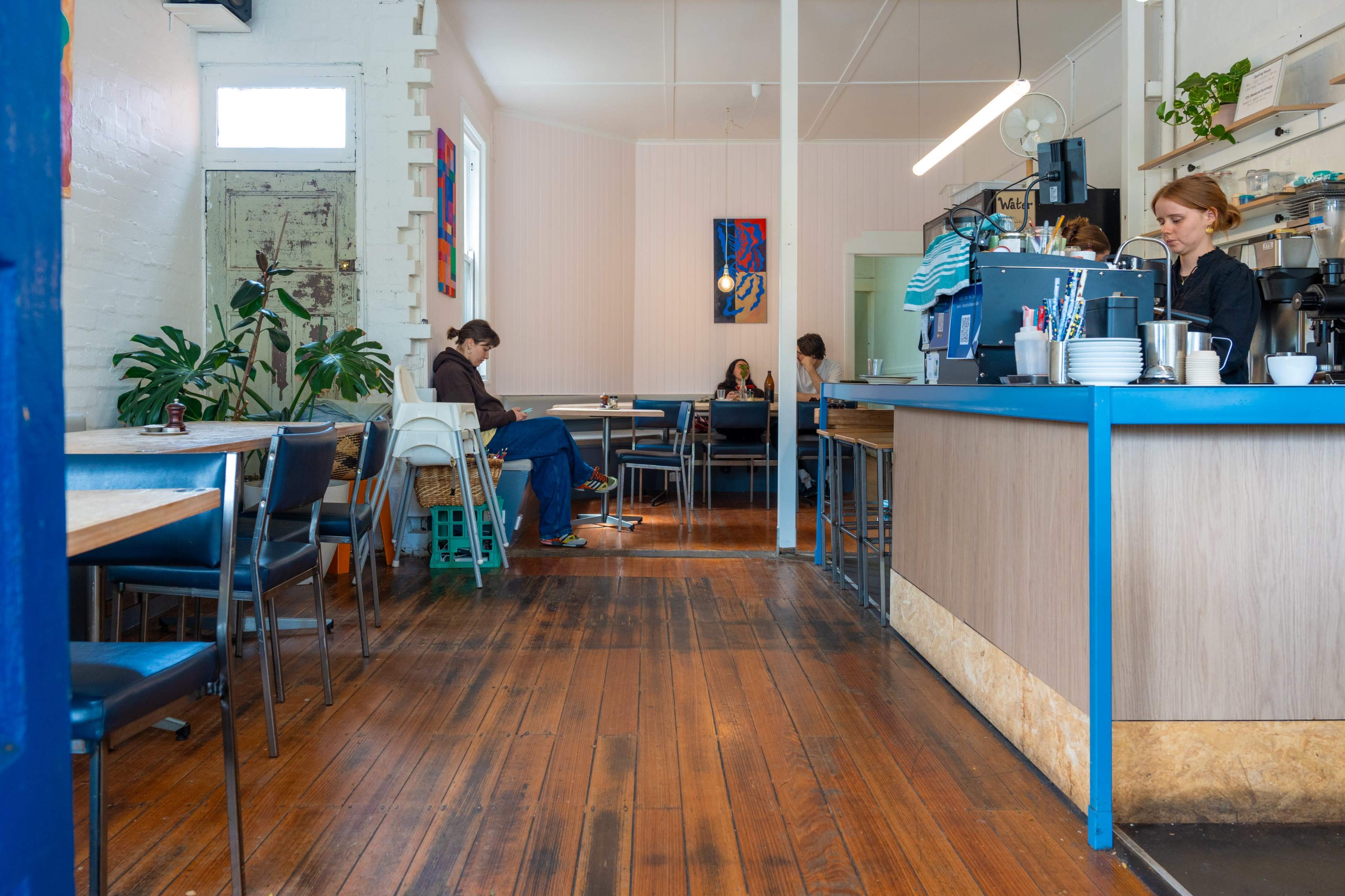 Grungy, retro-inspired cafe with a touch of industrial charm, Thornbury ...