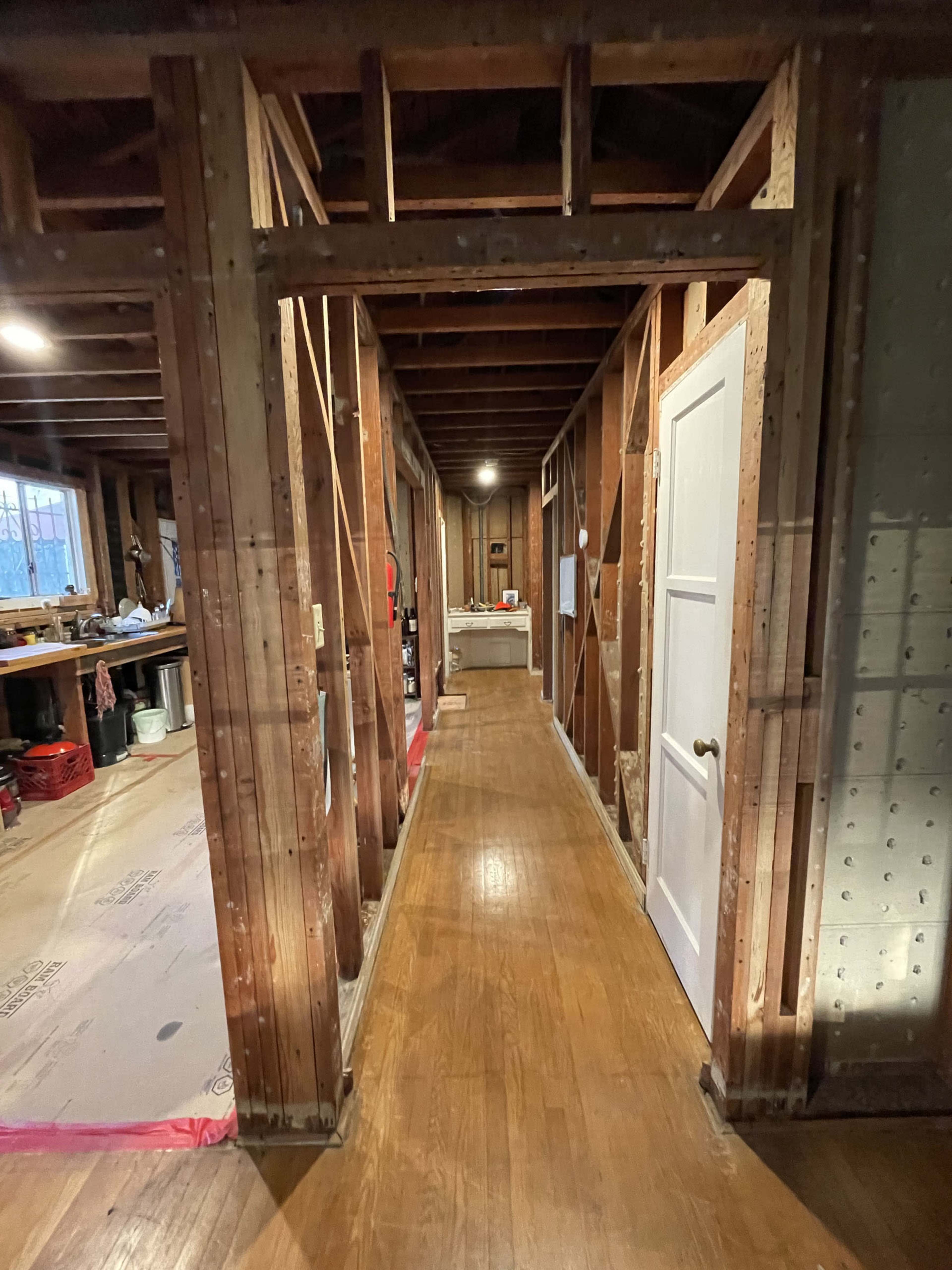 UNIQUE South LA 1950 Stucco Box under Construction., Los Angeles, CA ...