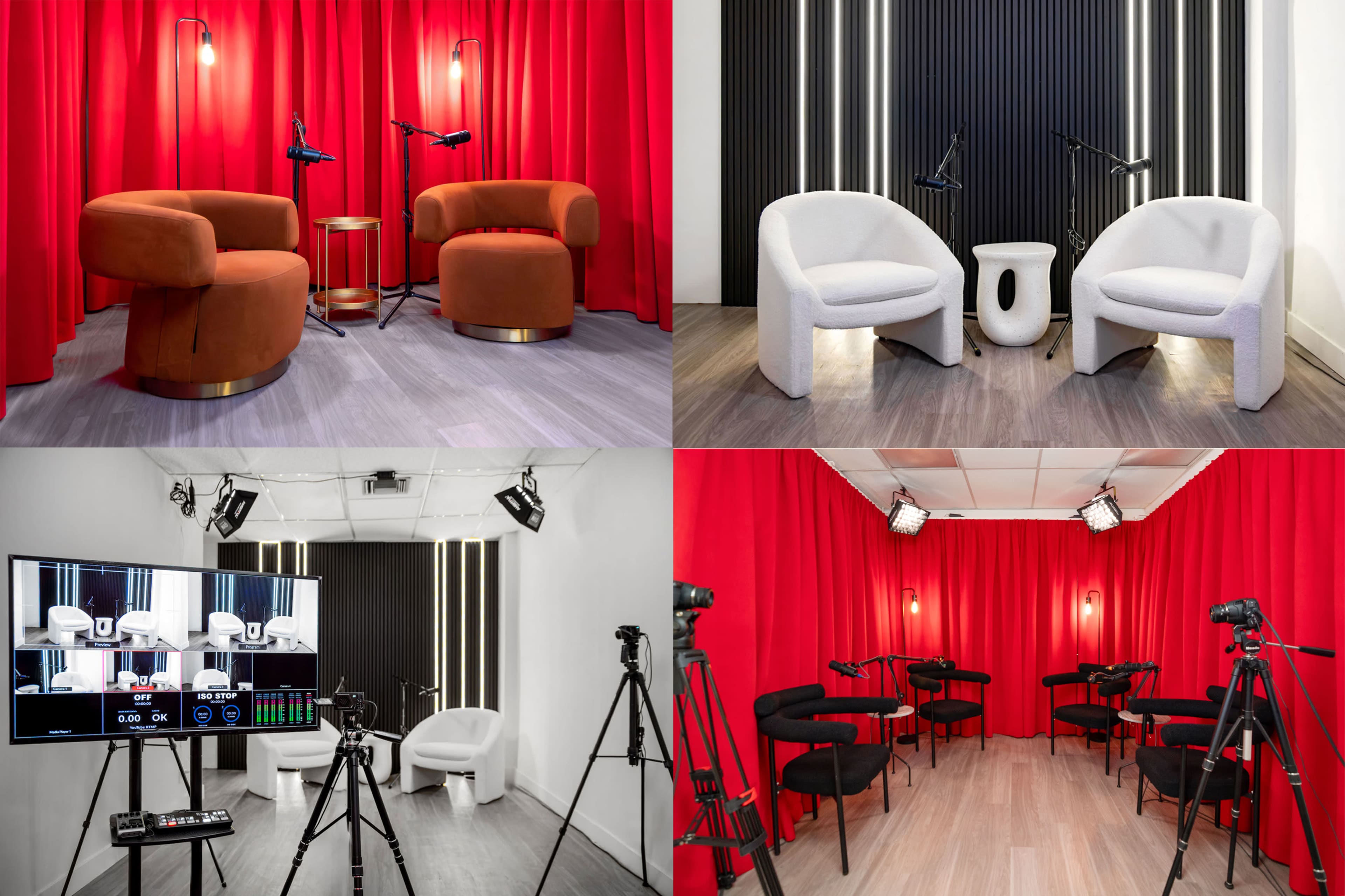 Red Podcast Set, Los Angeles, CA | Production | Peerspace