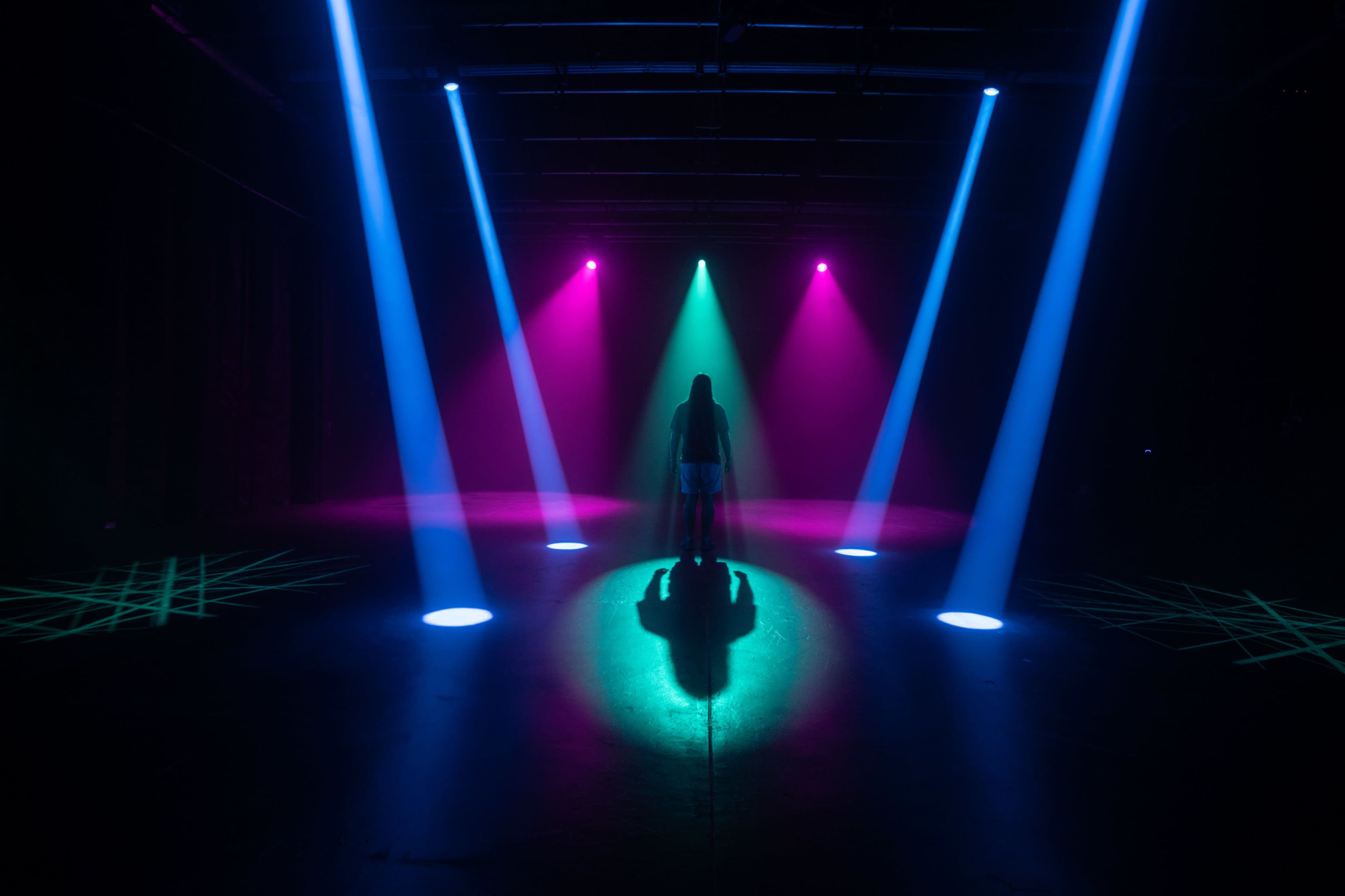 Stay Lucky | Black out Light Beam Stage, San Gabriel, CA | Production ...