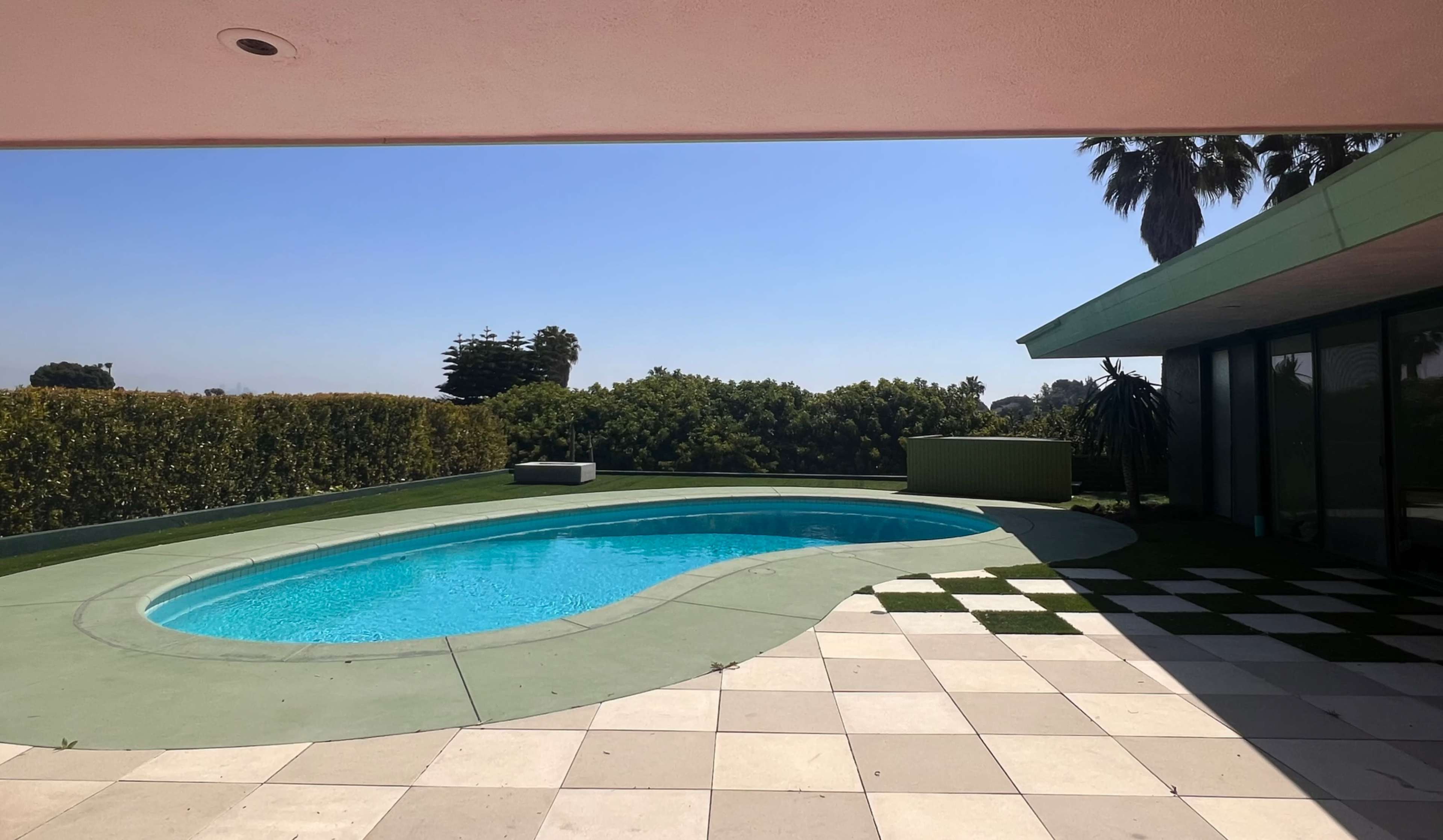 Mid Century Pool Home with City Views, Los Angeles, CA | Production ...