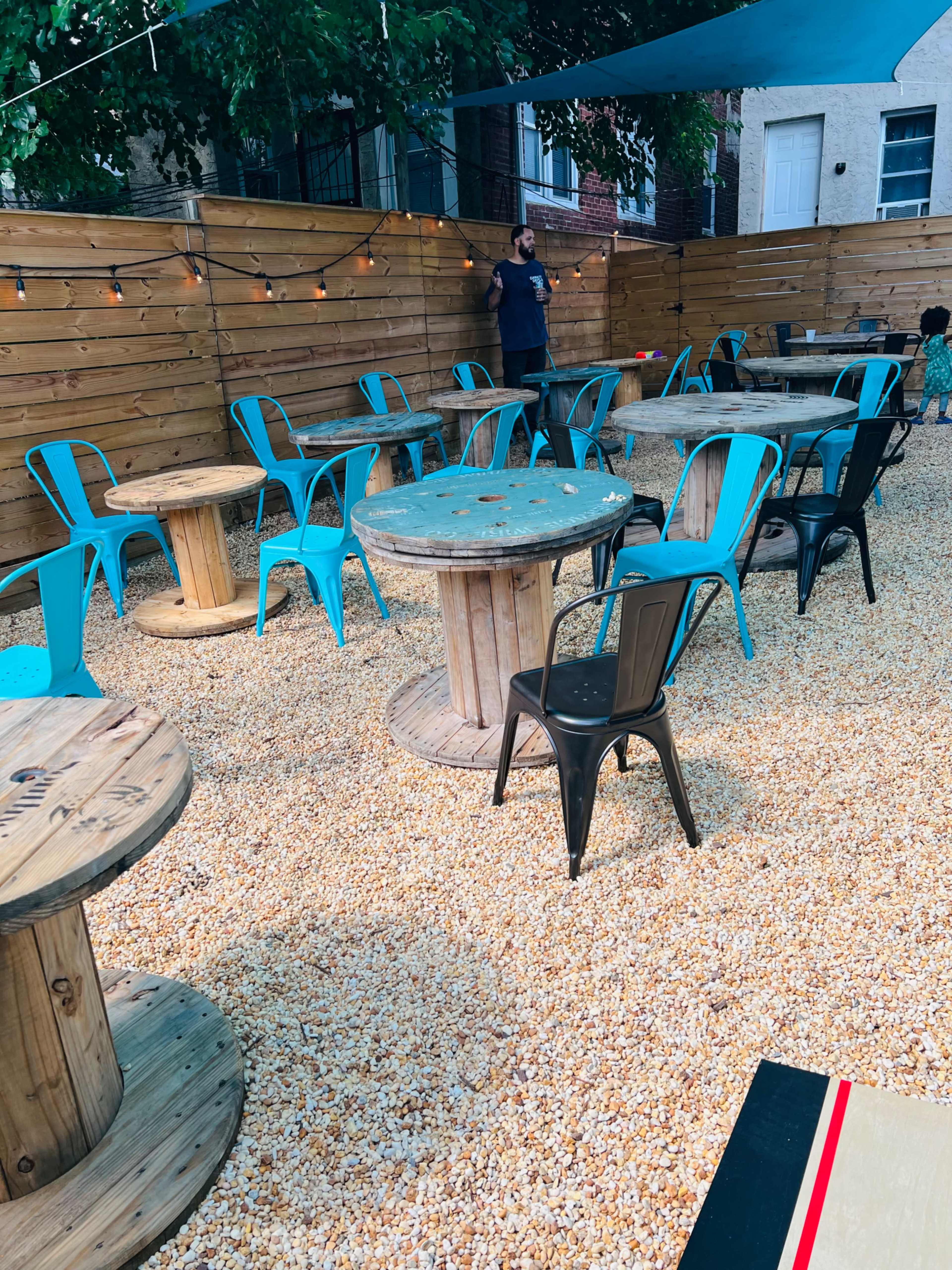 Wavy Open Air Event Space | Open-Air Space with Artistic Mural Wall ...