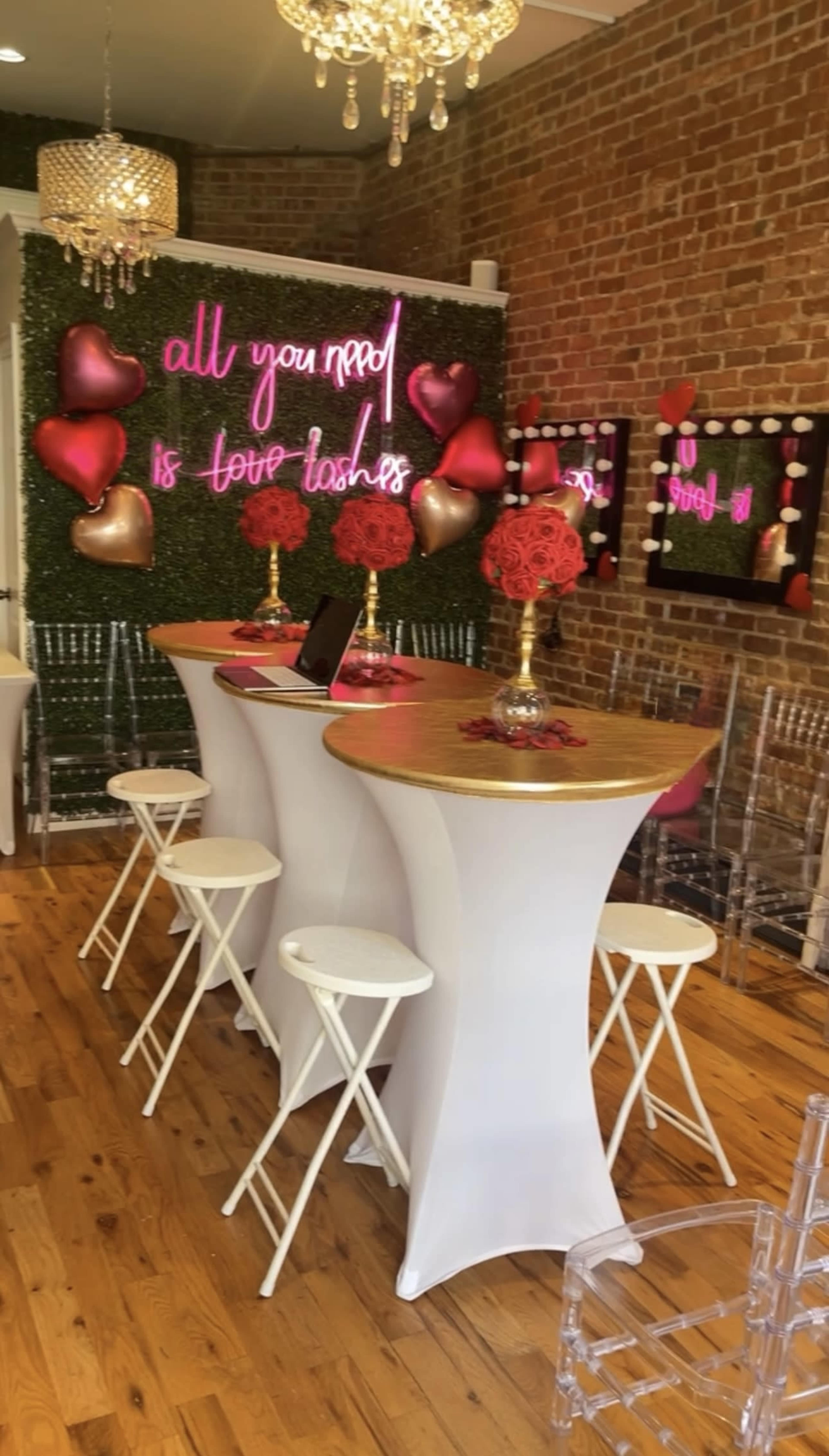 Lash District | Lash District | Chic Glam Studio with Pink Phone Booth ...