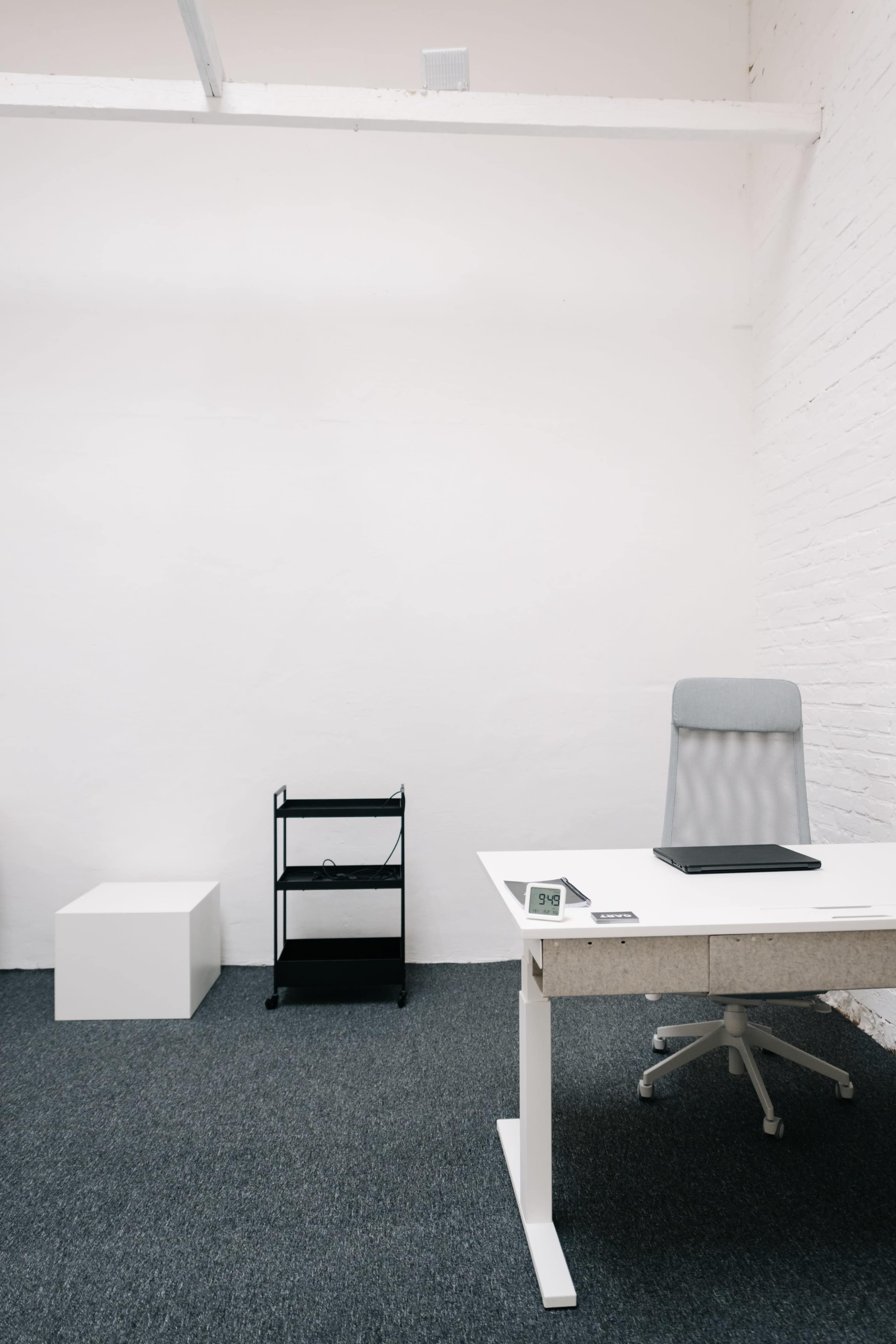 A creative room with excellent natural lighting from above, perfect for ...