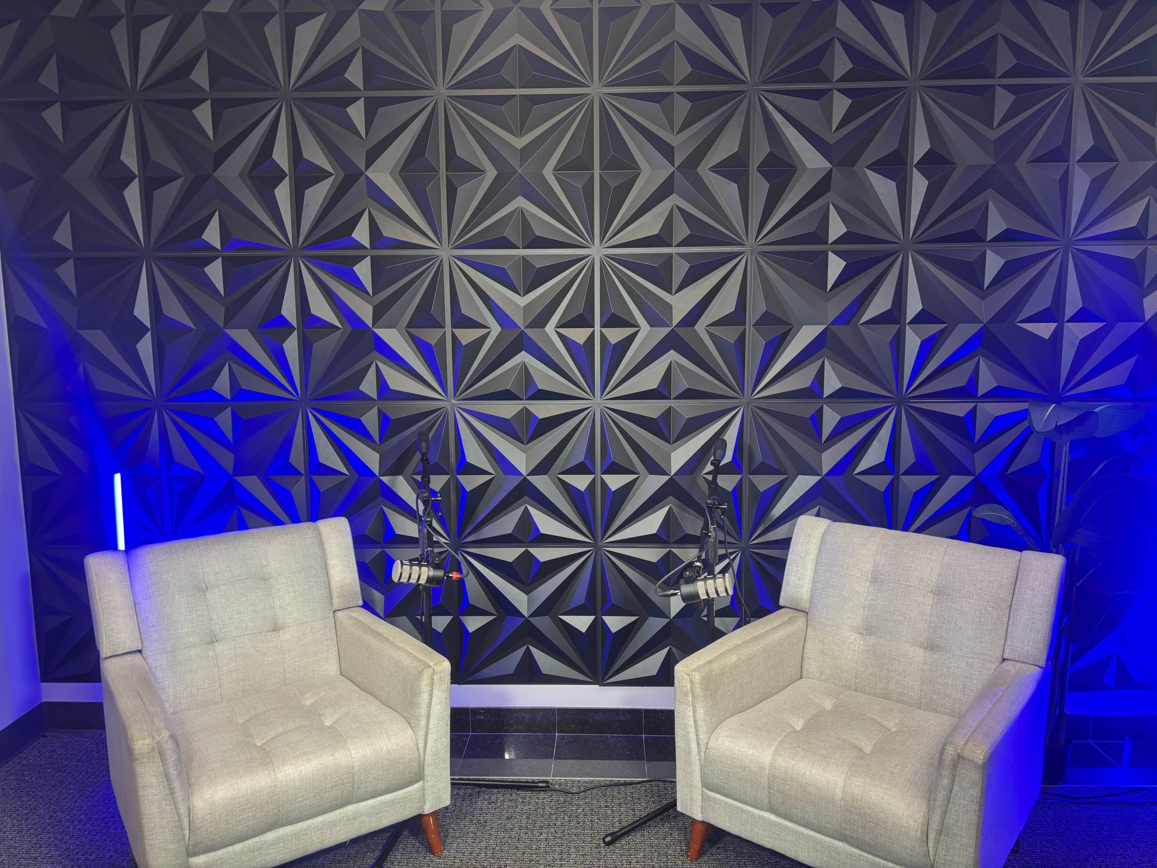 Black Flag Studios | Cinematic Podcast Studio with Pro Lighting & Audio Setup Engineer Included ...