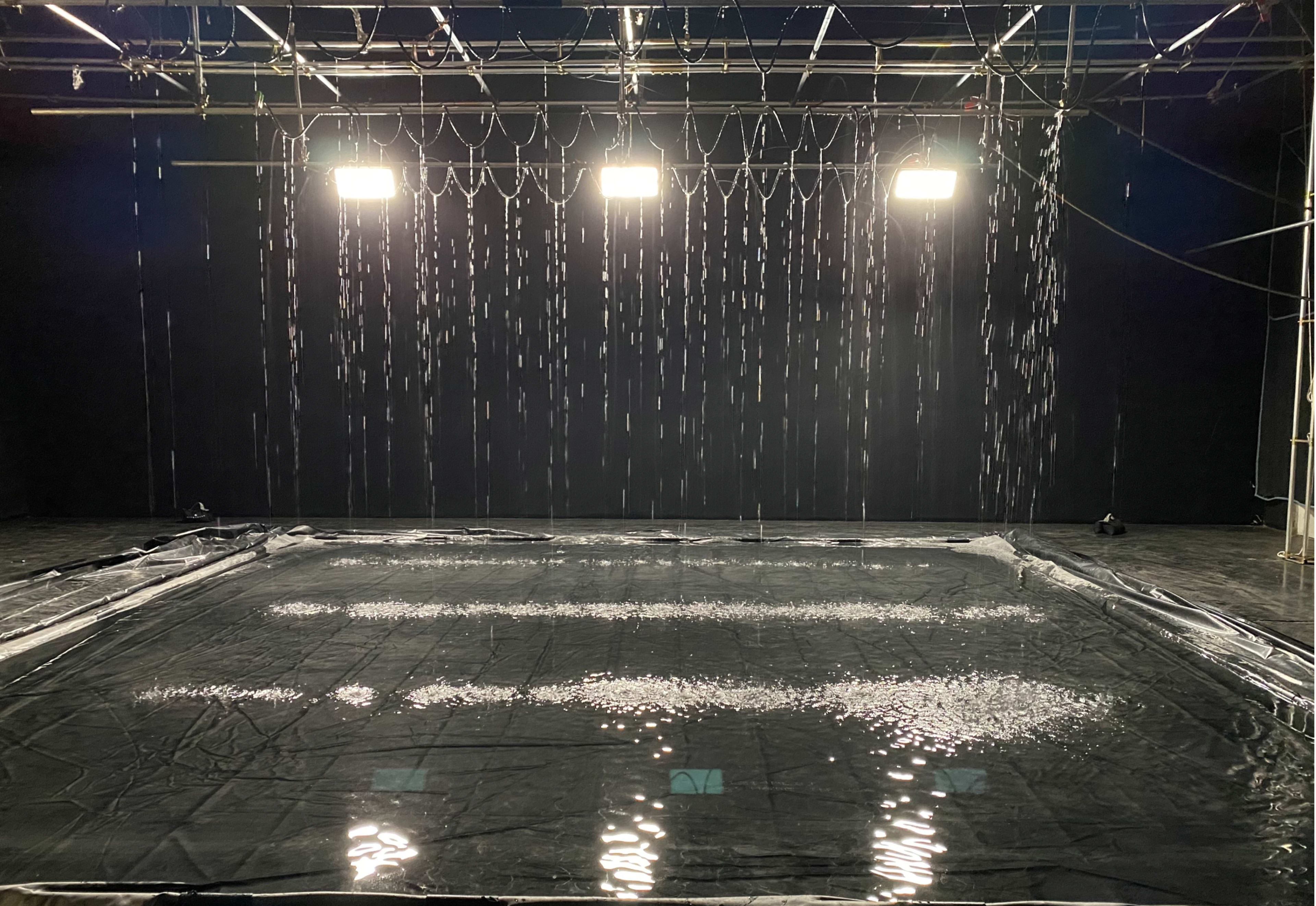 Water & Rain Stage in Black Void, San Gabriel, CA | Production | Peerspace