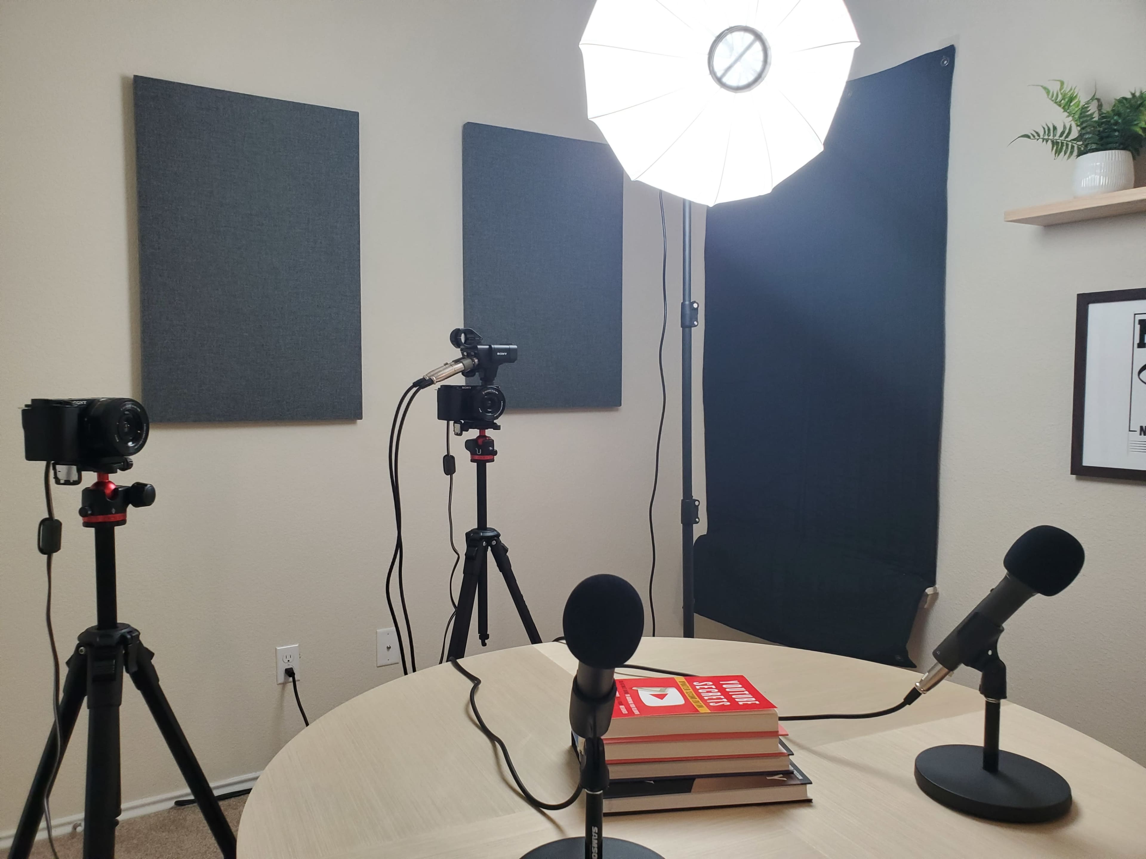 Modern Podcast Studio Room, Leander, TX | Production | Peerspace