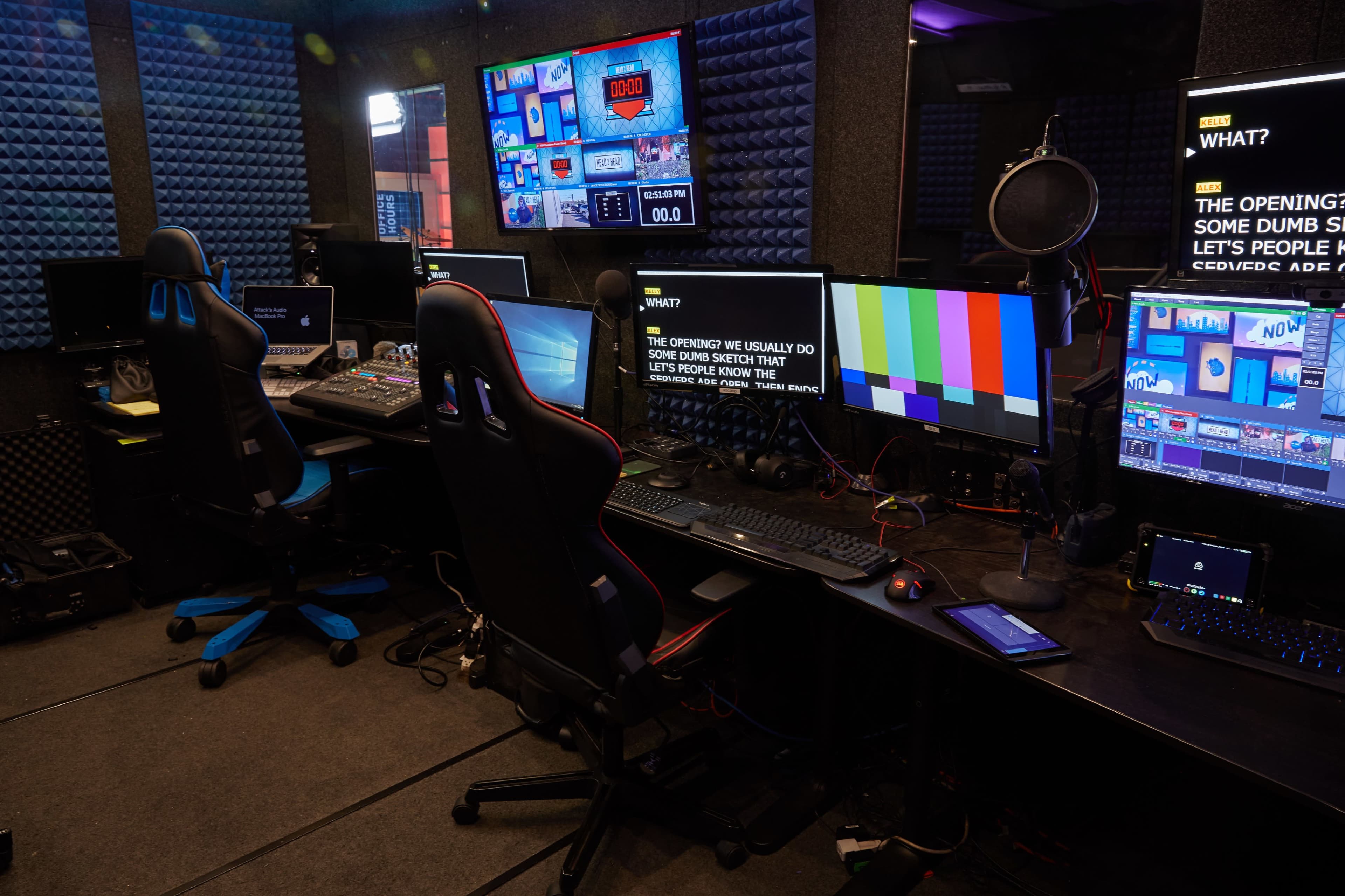 Control Room for Live Streams and Line Cuts, Van Nuys, CA | Production ...