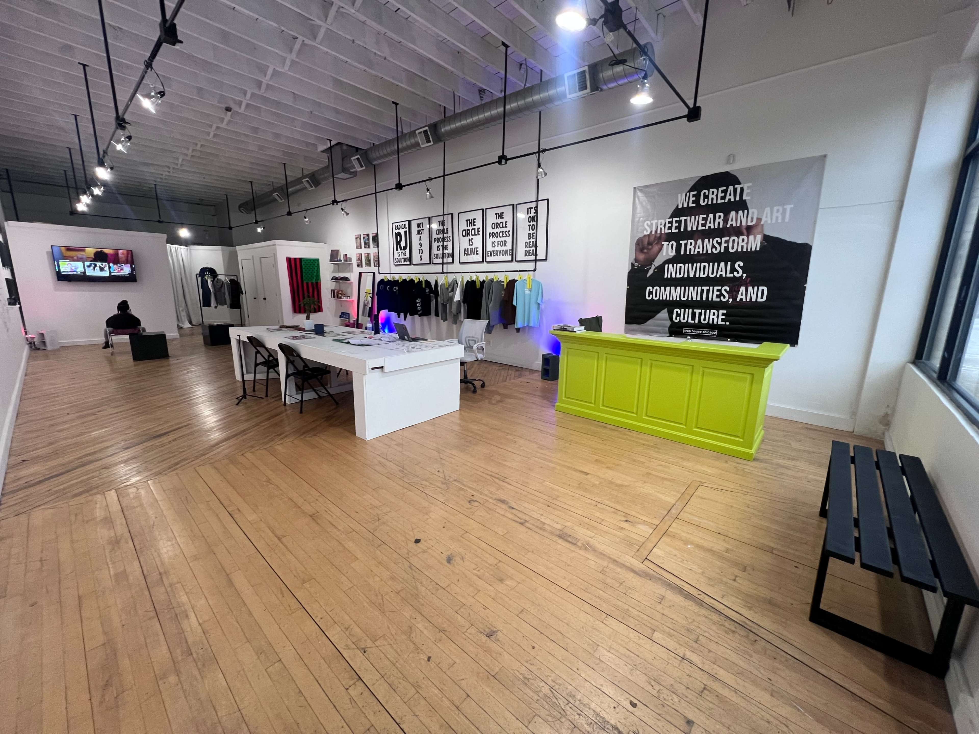 Lofty Open Space Storefront in Ohio City Warehouse District, Cleveland ...