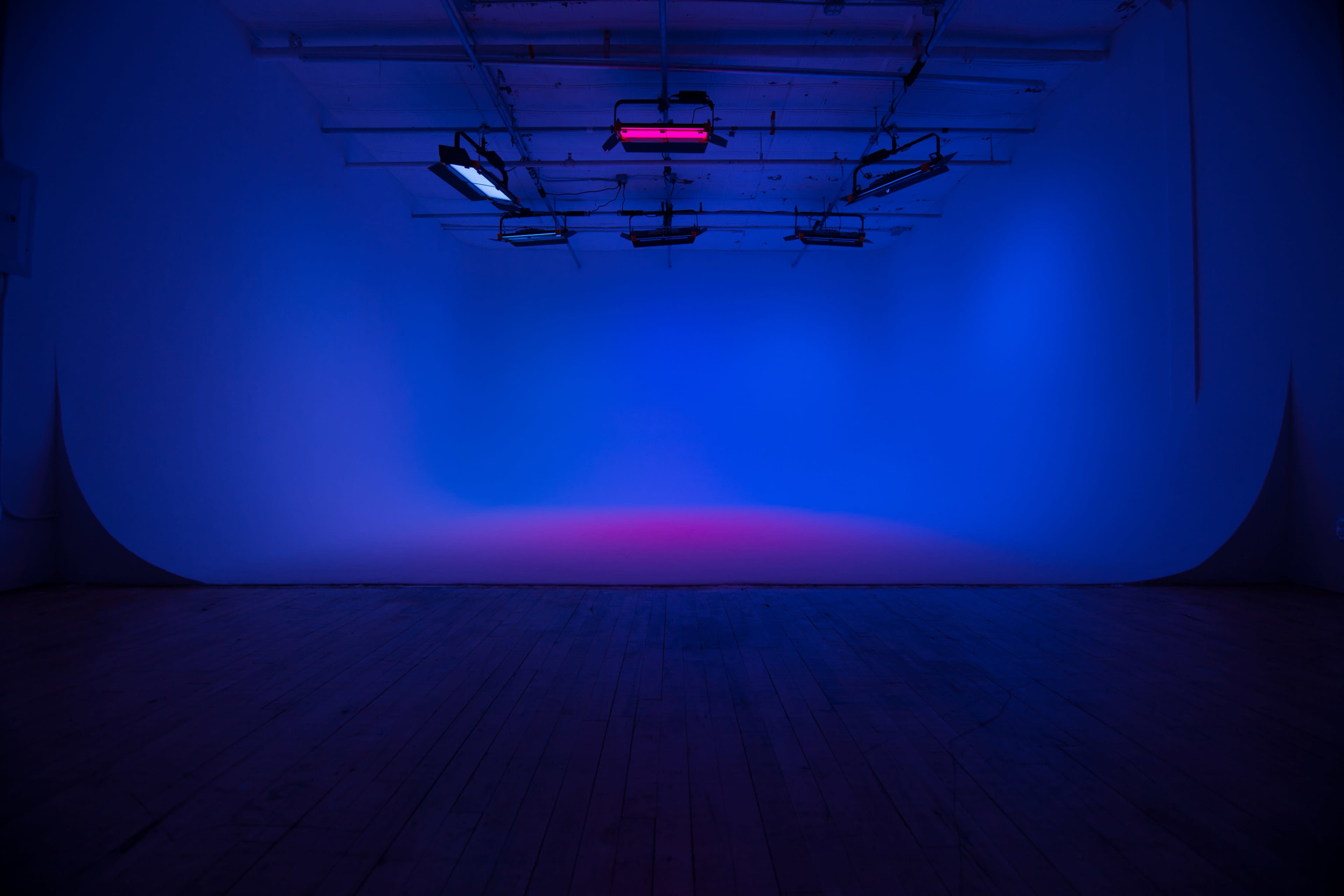 Popsicle Studios | Big 3 wall Cyclorama with RGB color LED lights ...
