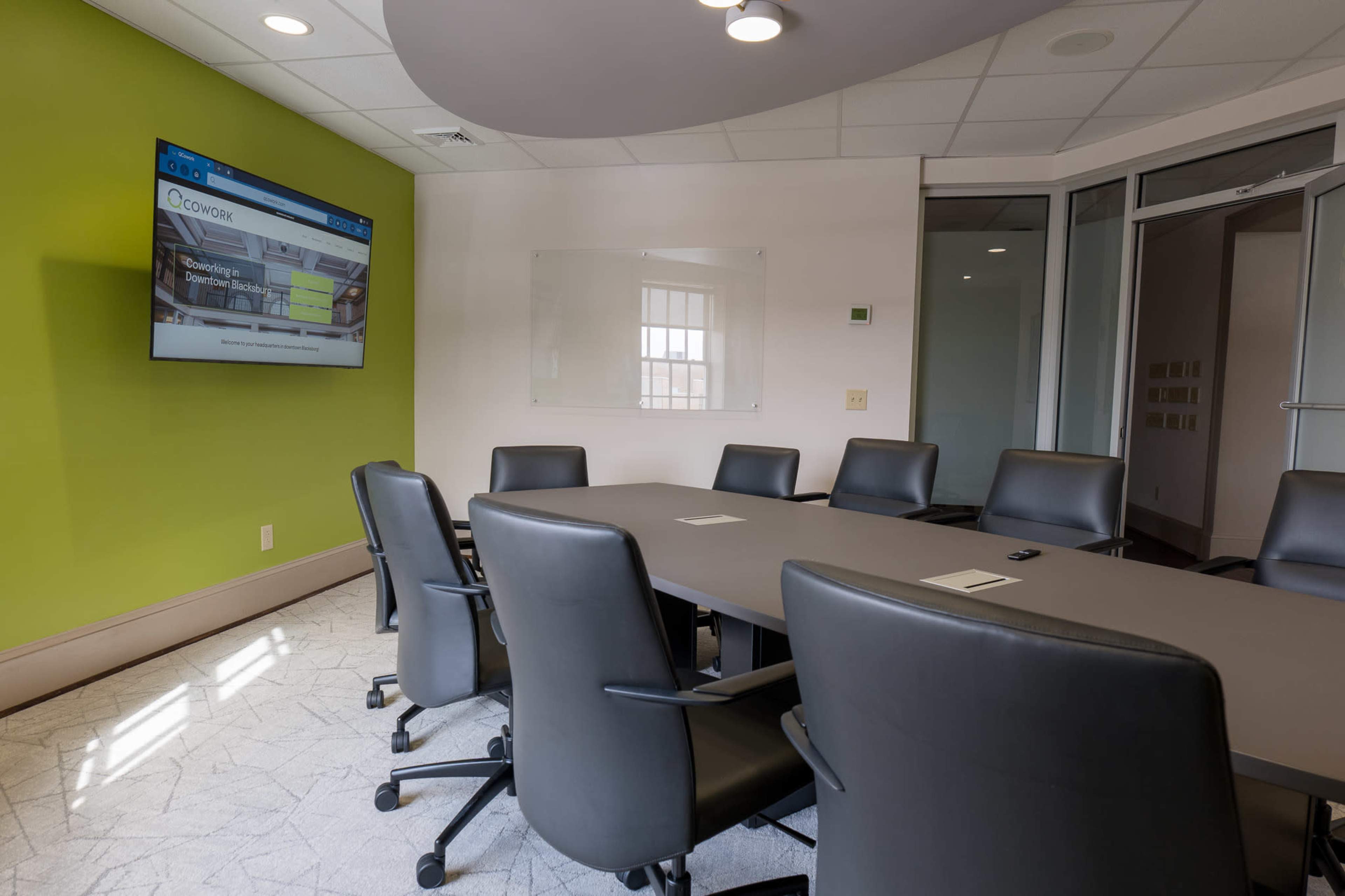 QCowork | Executive Conference Room in Coworking Space, Blacksburg, VA ...