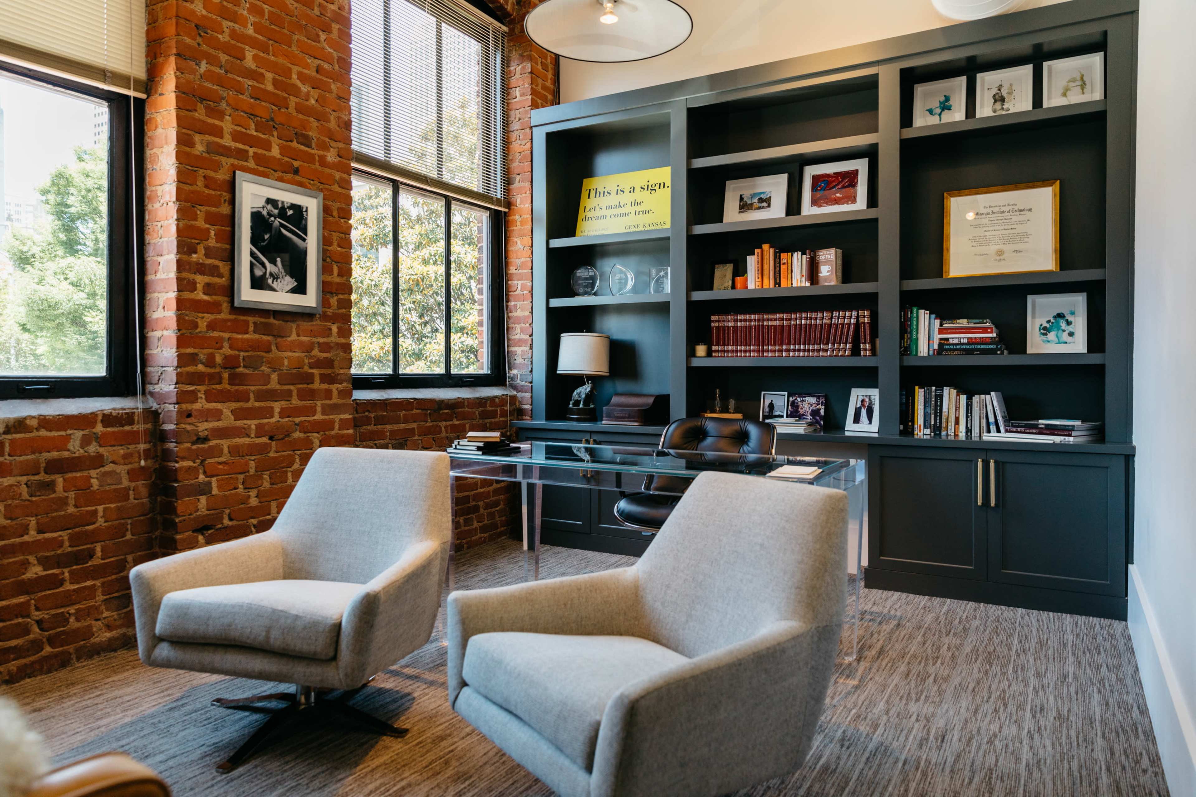 Stylish Exposed Brick Office, Atlanta, GA | Production | Peerspace
