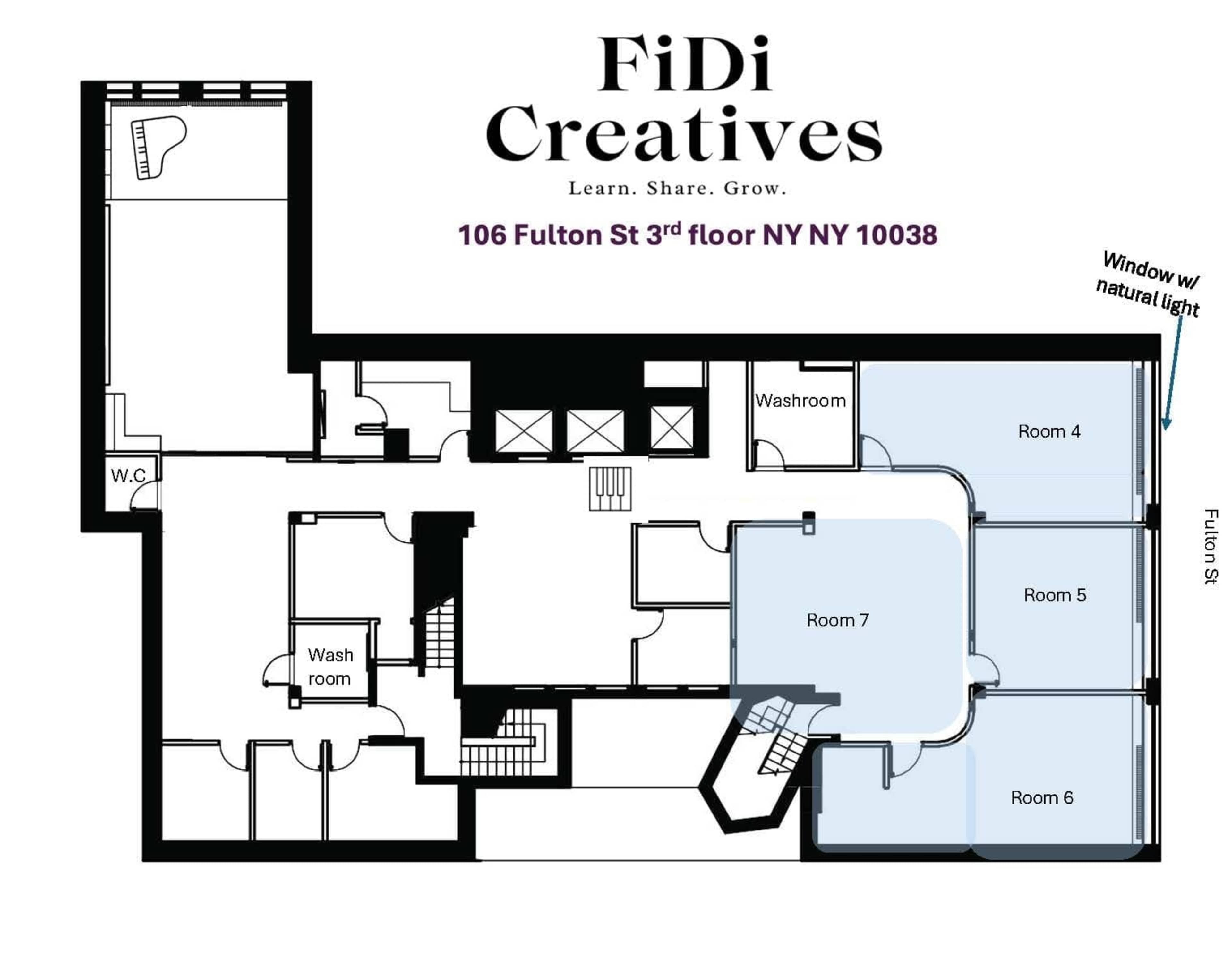 FiDi Creatives | Meeting Room 4- in a Modern Versatile Event Space, New ...