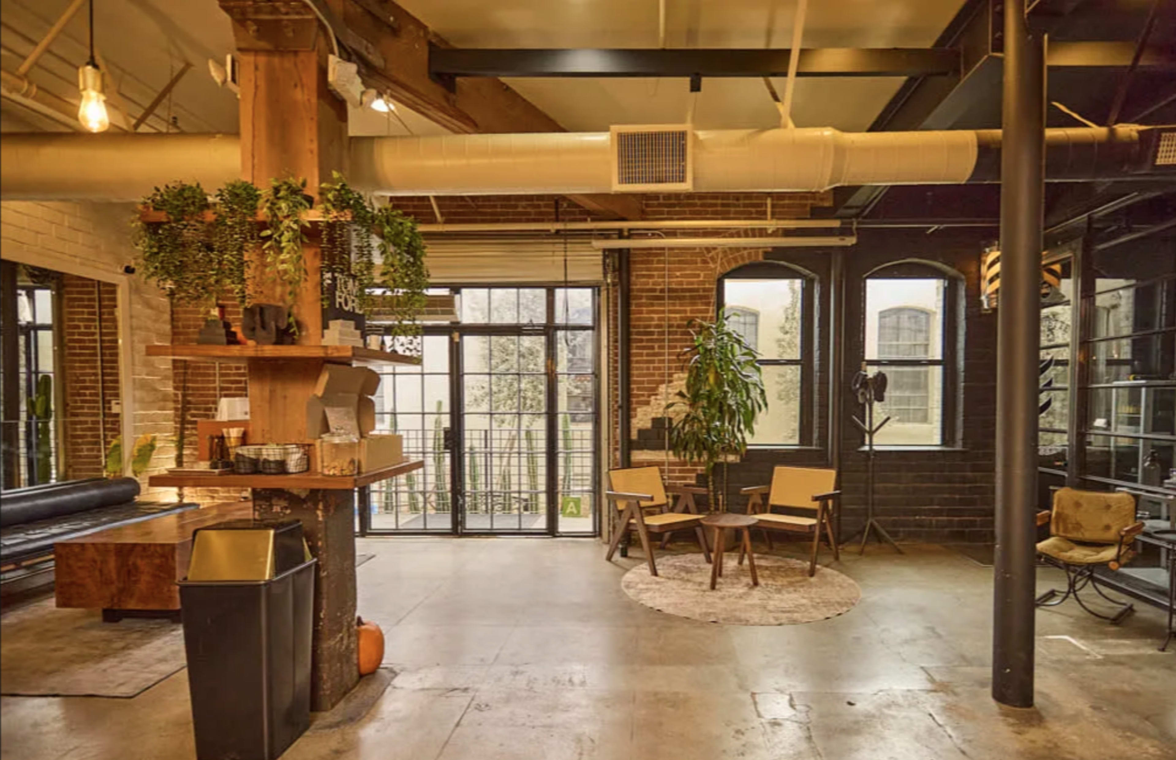 Rustic and Industrial Loft w/ Coffee | Barber | Vintage Motorcycle Shop ...