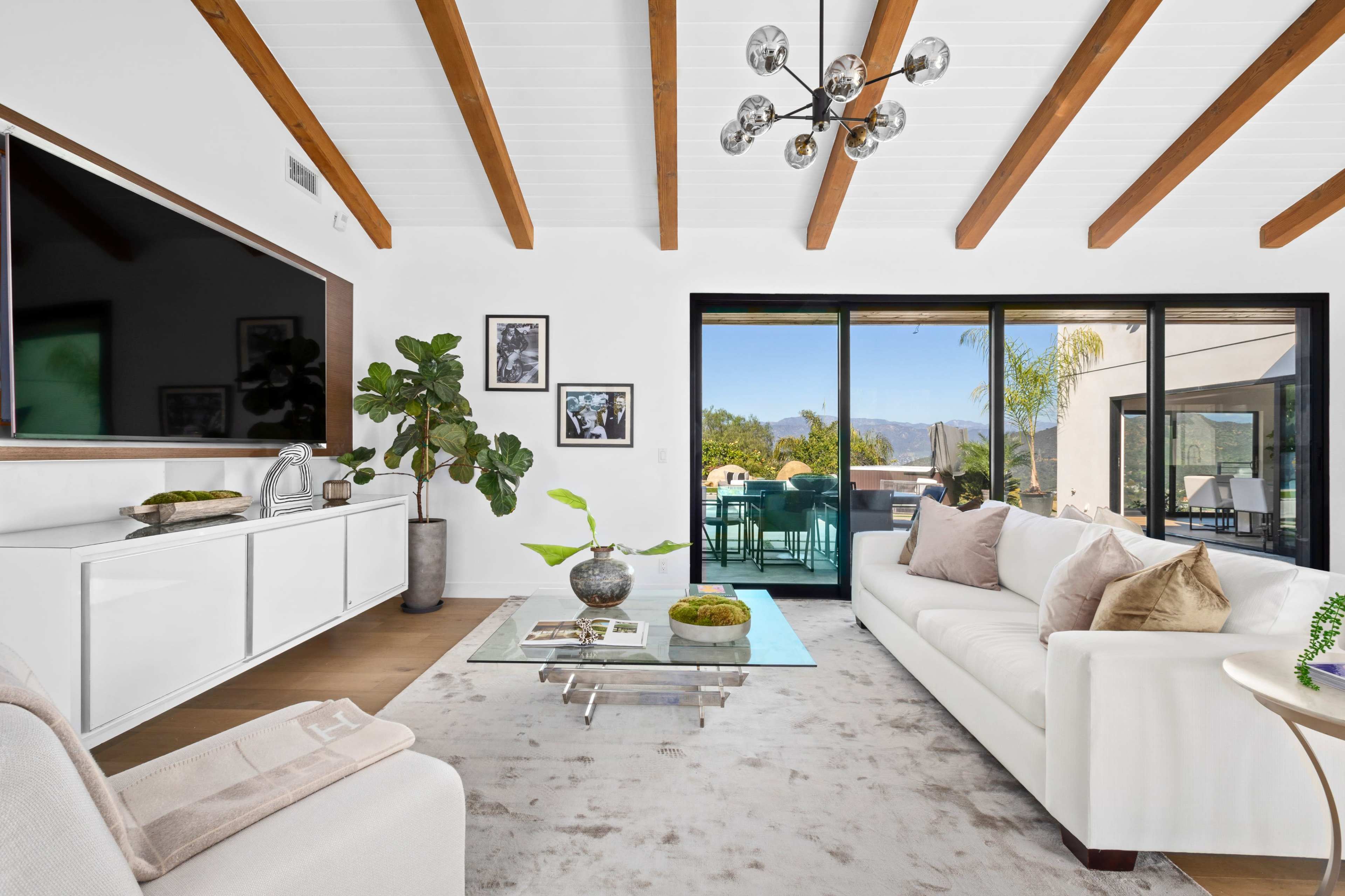 Gated Hollywood Hills Celebrity Compound | Views, Pool & Outdoor Cinema ...