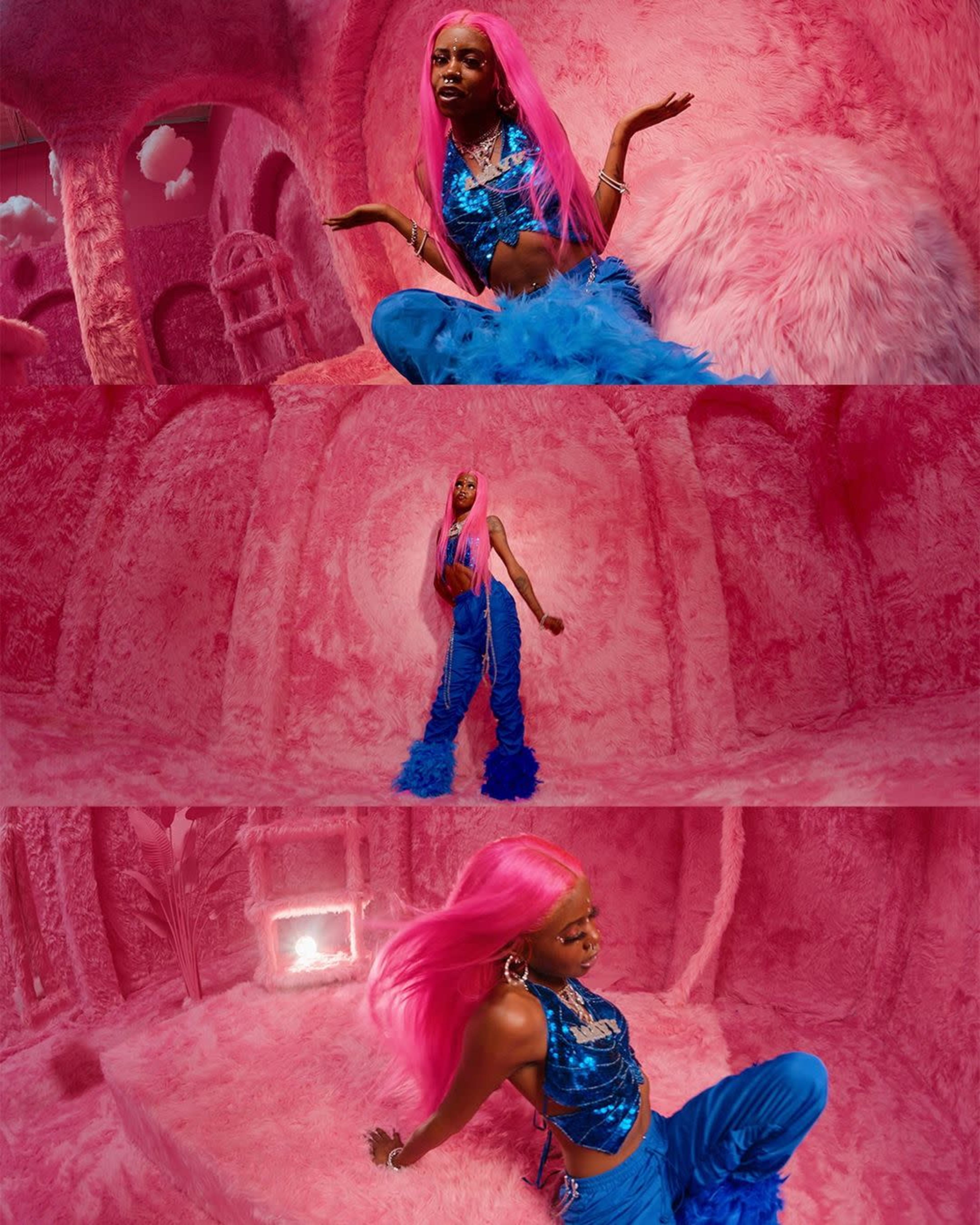 Pink Fur Set | in the largest multi-theme production studio, Atlanta ...