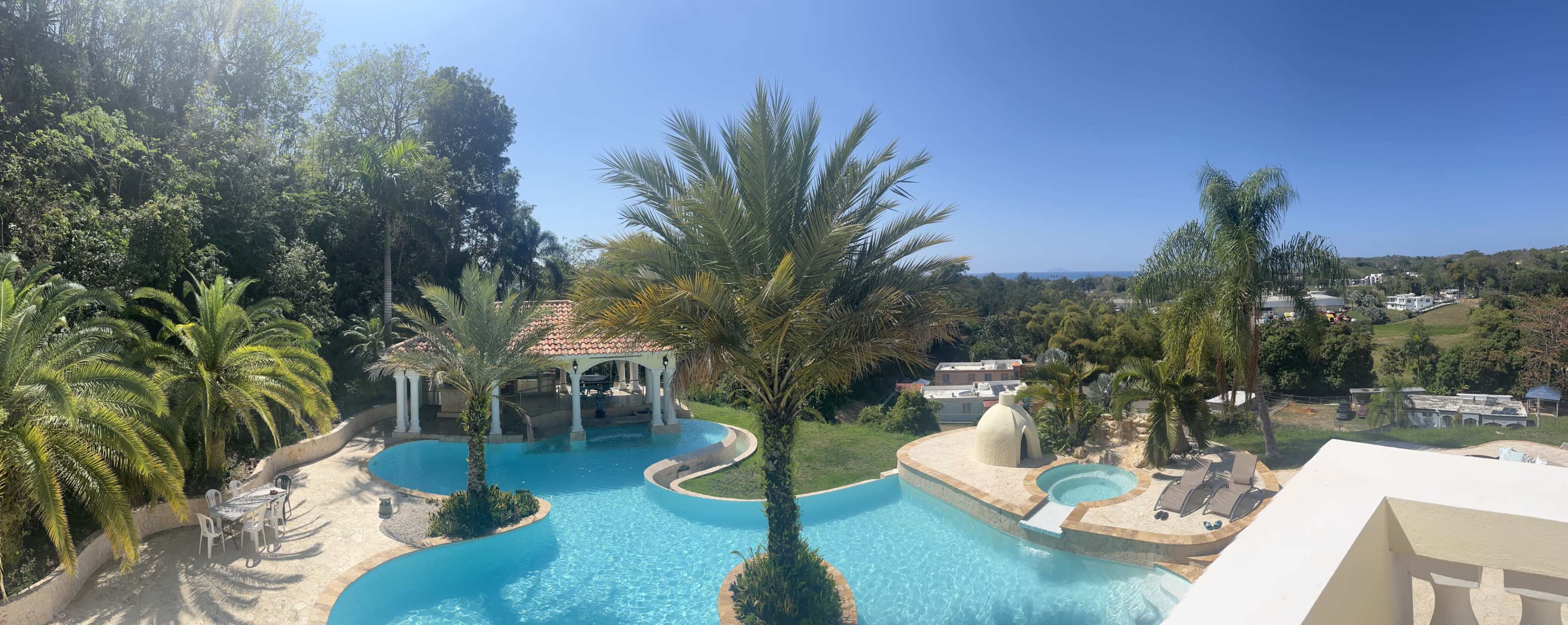 Beautiful large swimming pool with plenty of outdoor space., Rincon, PR ...