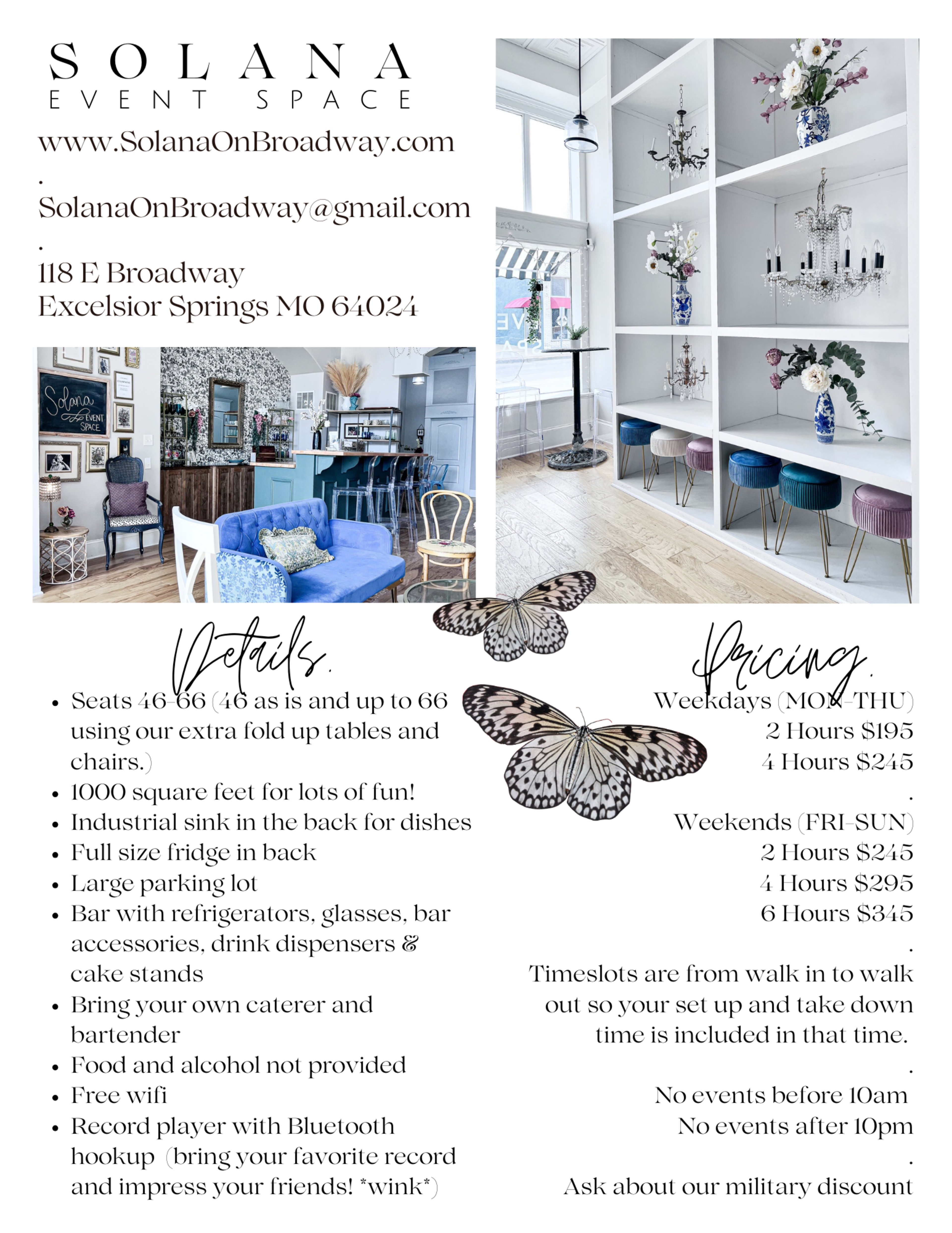 Solana Event Space | Bright, Pre Styled Content Space in Downtown ...