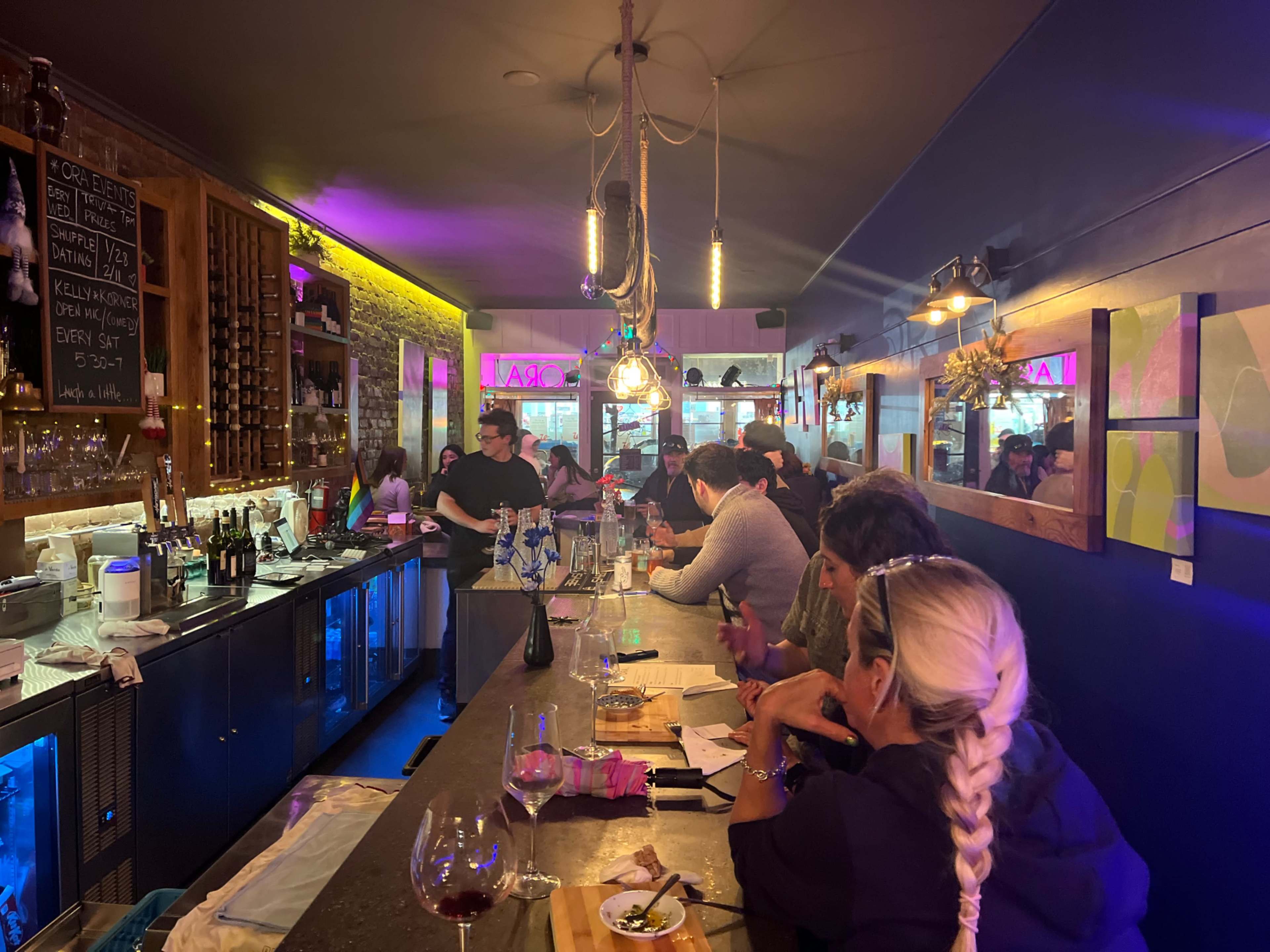 Ora | Midtown inviting and intimate neighborhood wine bar, San ...