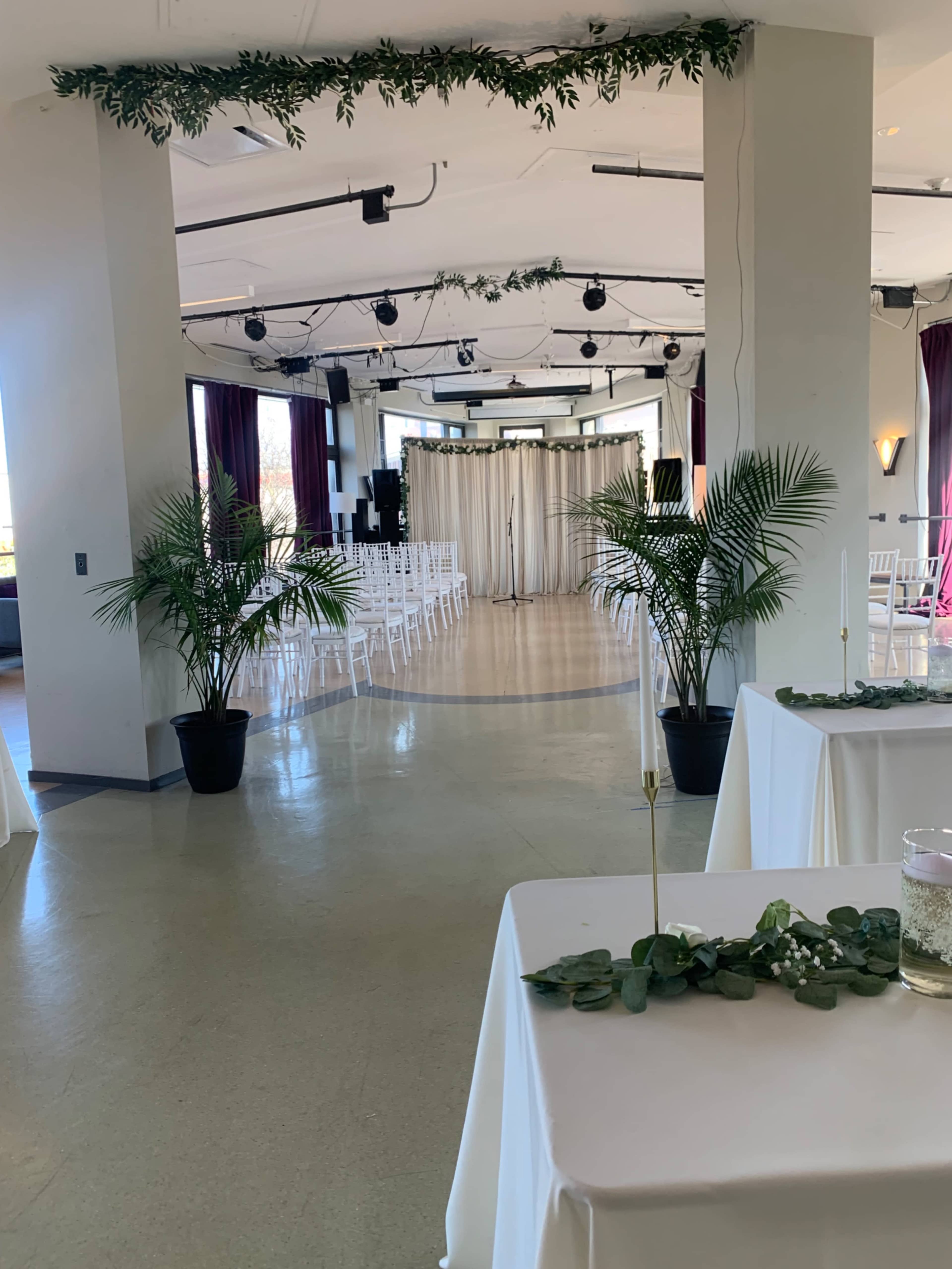 Hairpin Arts Center | Large open floor plan with floor to ceiling ...