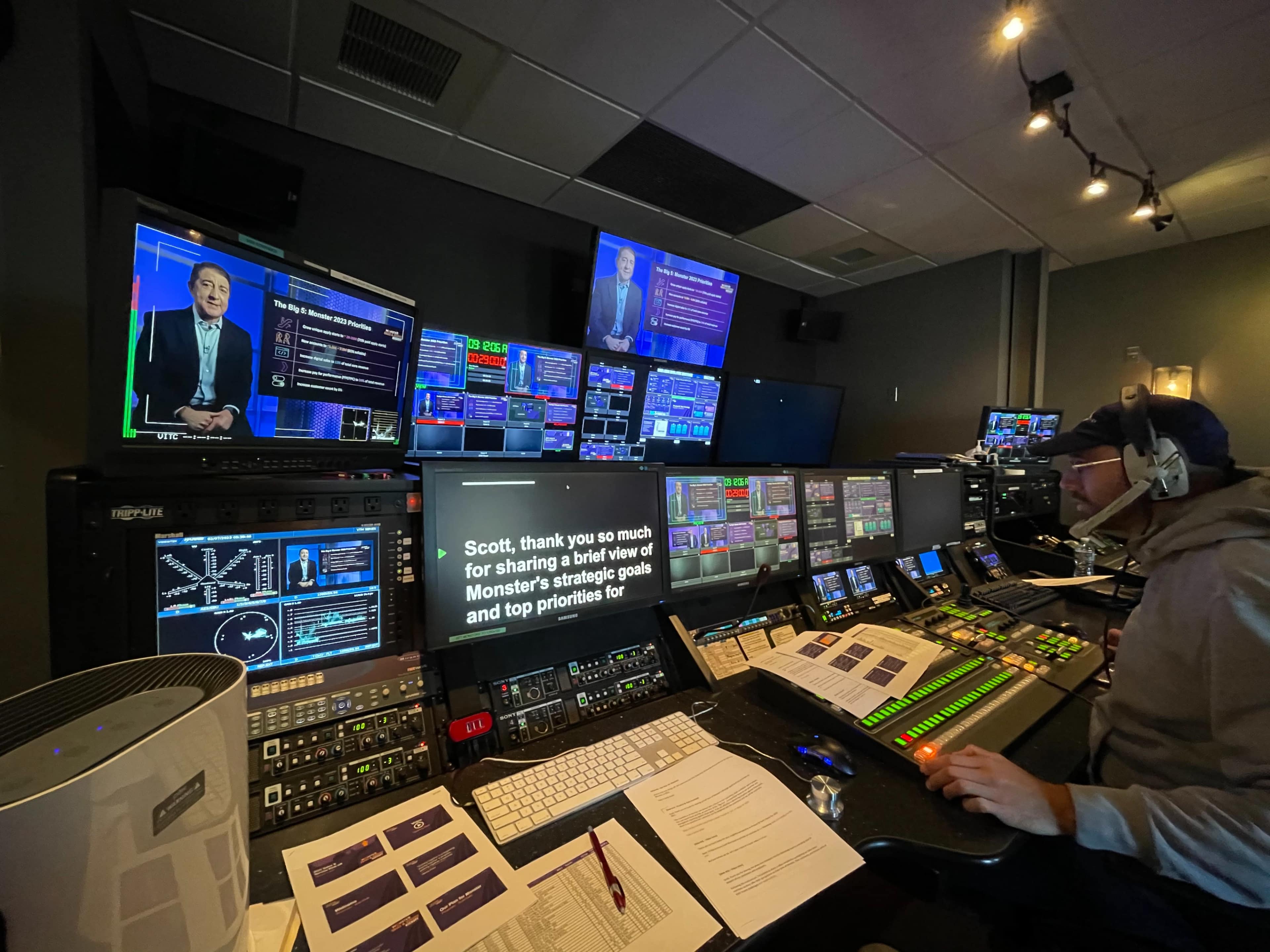 Another Age Productions | Black Box Broadcast Studio with Control Room, Newton, MA | Production ...