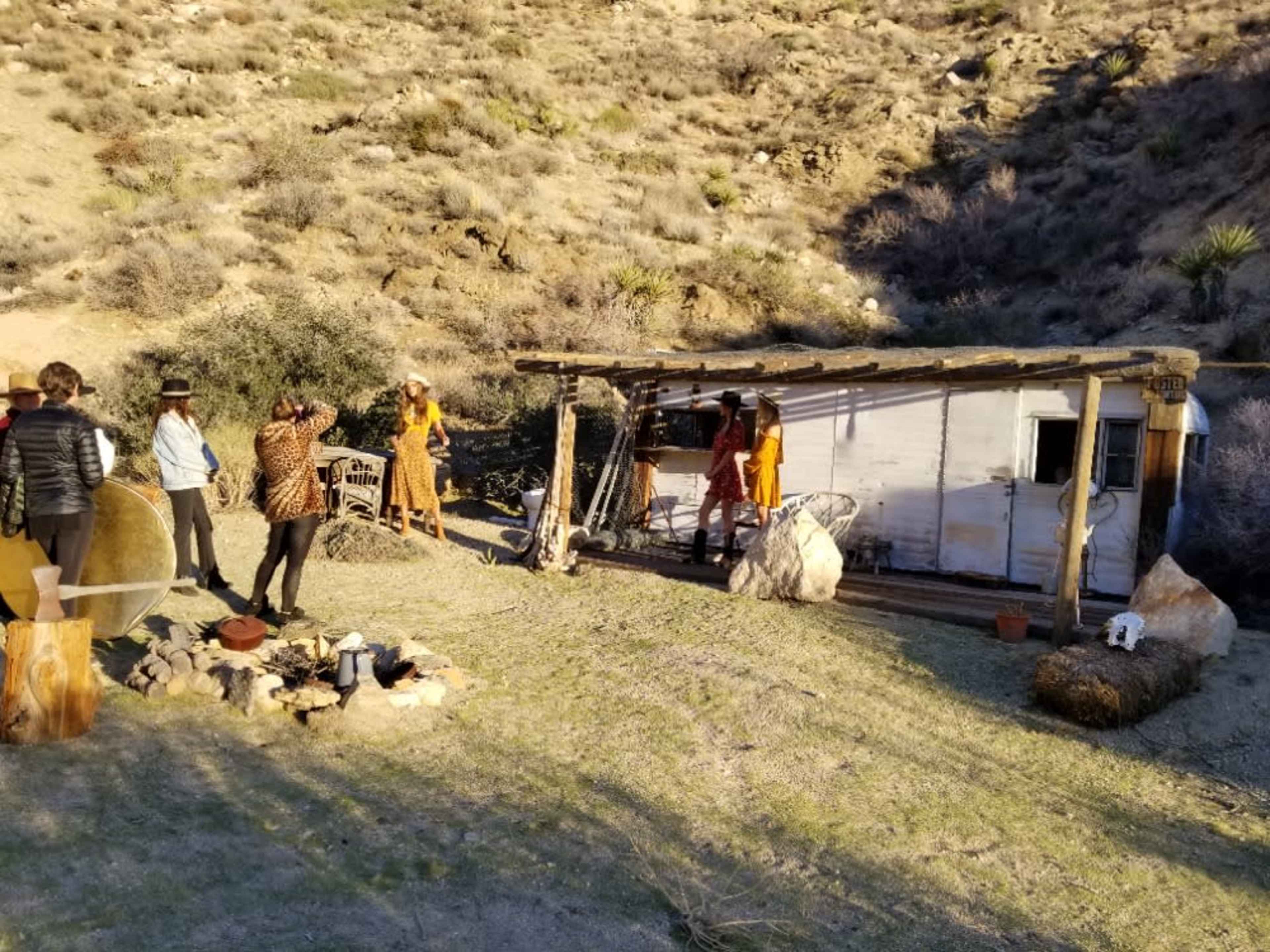 Secluded Rustic Good 'Ol Western Desert Ranch With Scenic Mountain ...