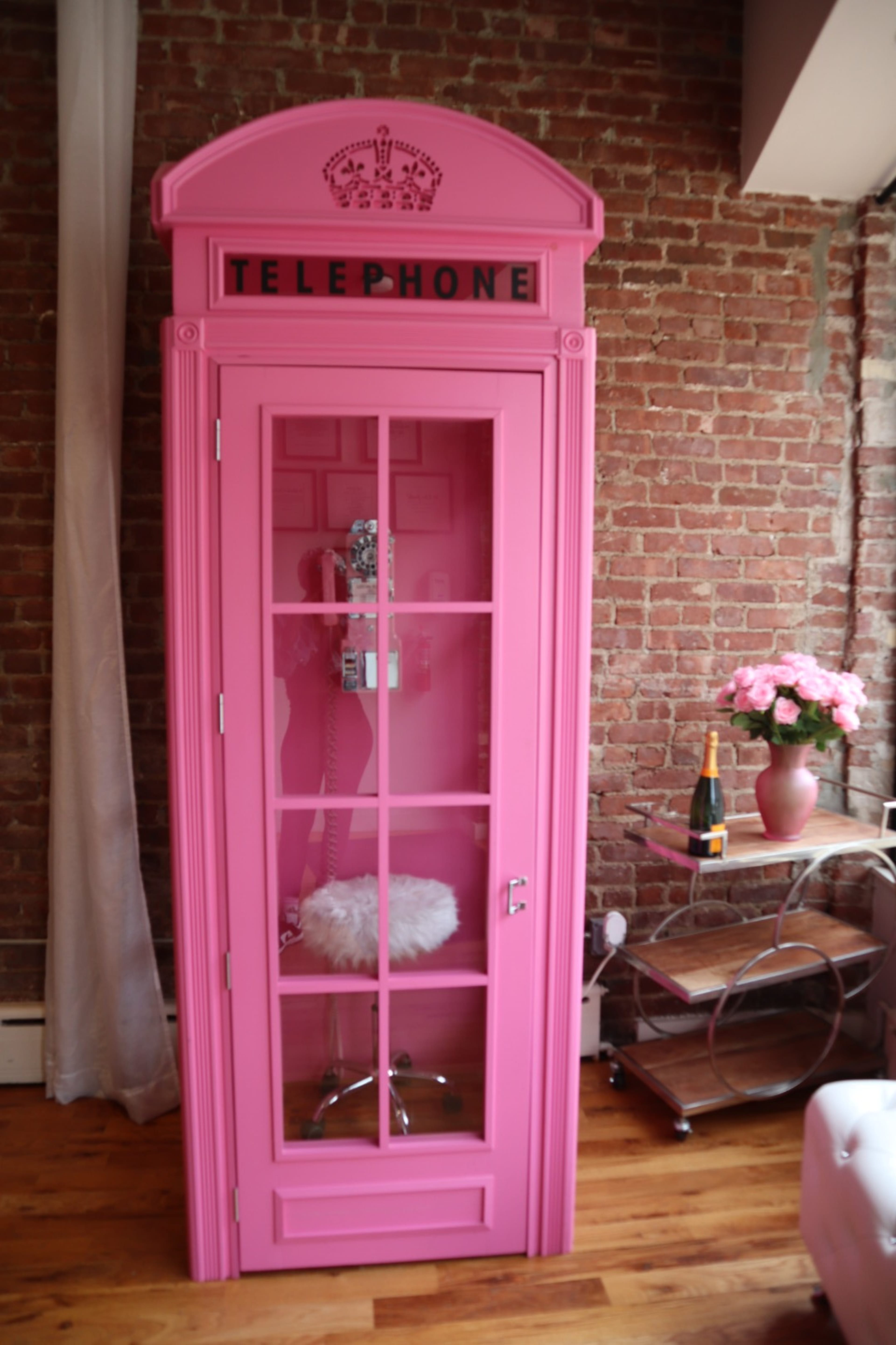 Lash District | Lash District | Chic Glam Studio with Pink Phone Booth ...