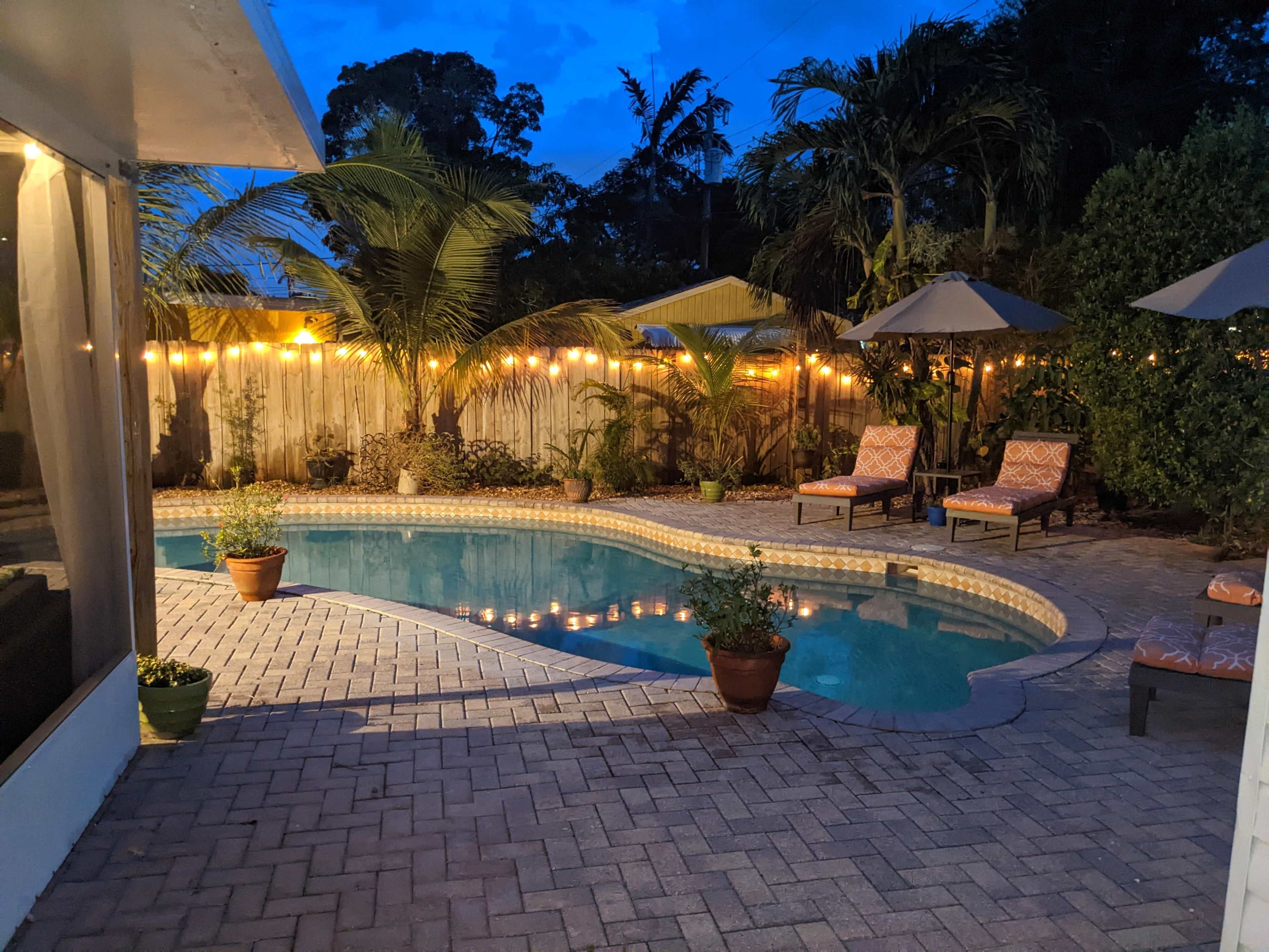The Ave House Private Oasis | Charming 3/1 Pool Home with backyard ...