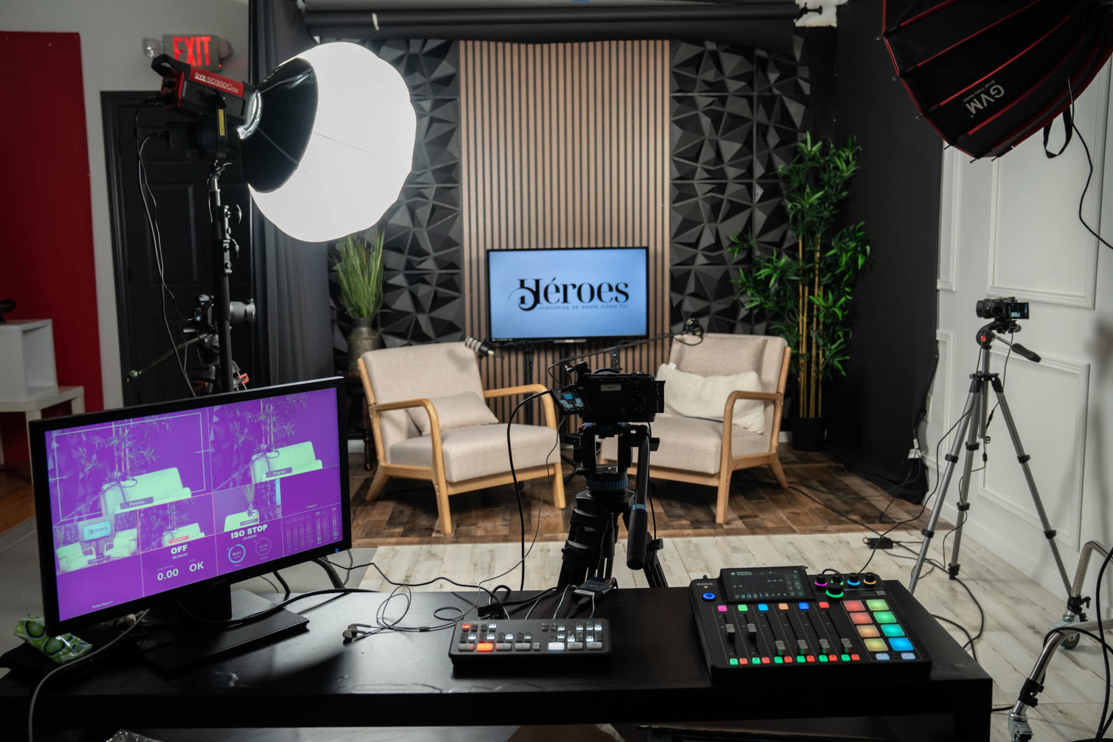 Dan N Rose Studio››››› | “Katy Podcast Studio with Pro Audio & Multi ...