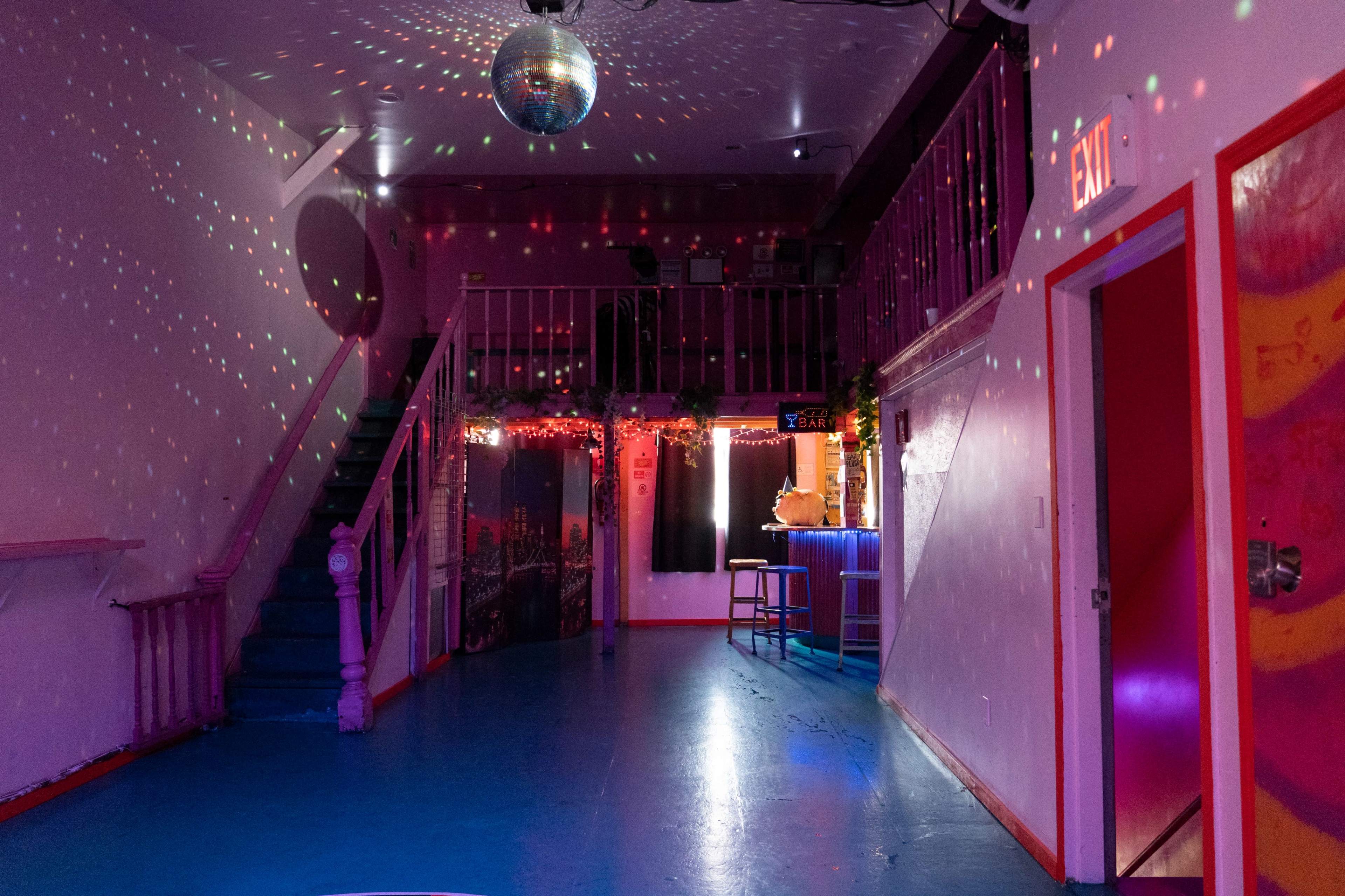 Eccentric Bushwick Bar/Venue with Distinctive Decor, Lighting, and In ...