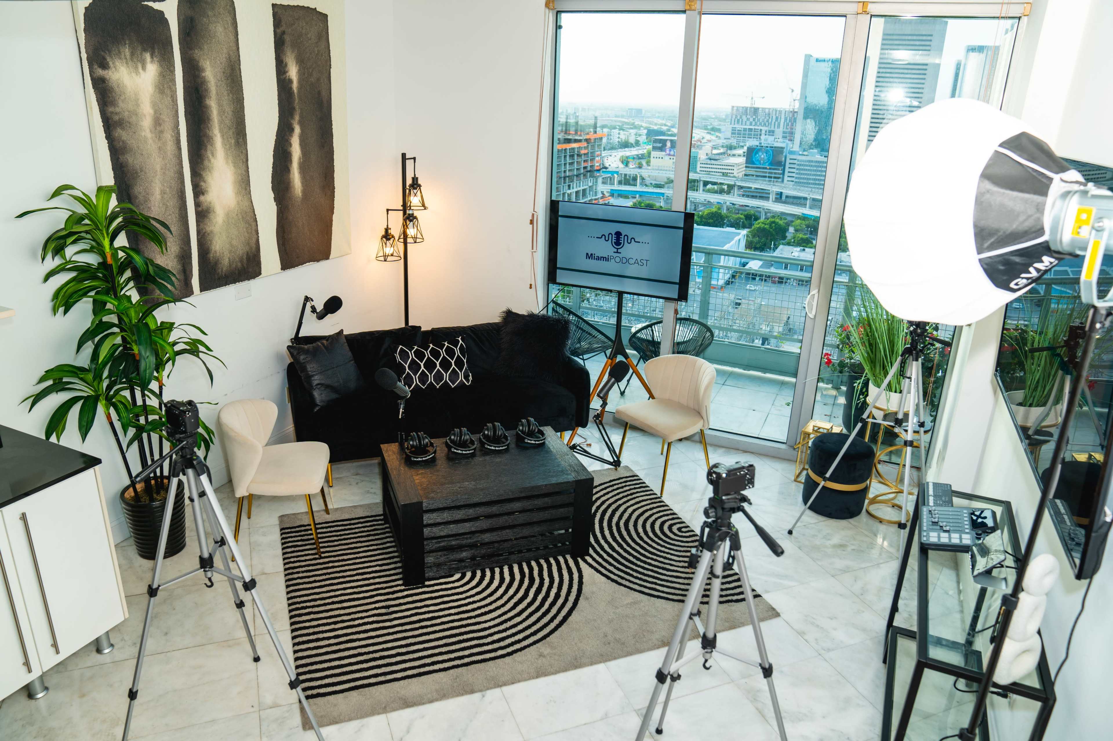 All visual and sound equipment provided|8 Podcast SetUp Options|Live ...