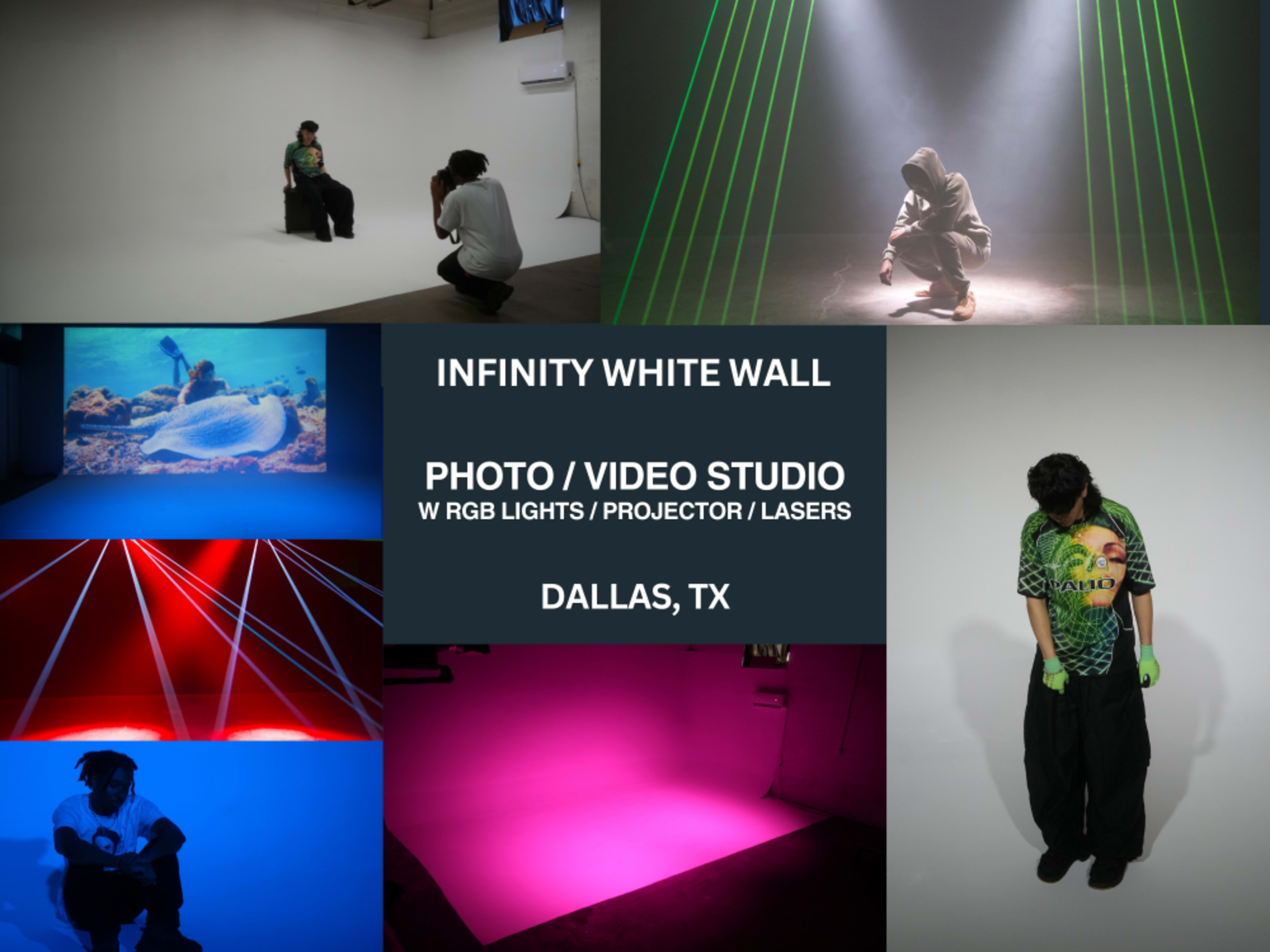 NEW Dallas Studio Warehouse (Projector, Lasers, Photo Studio, Video ...