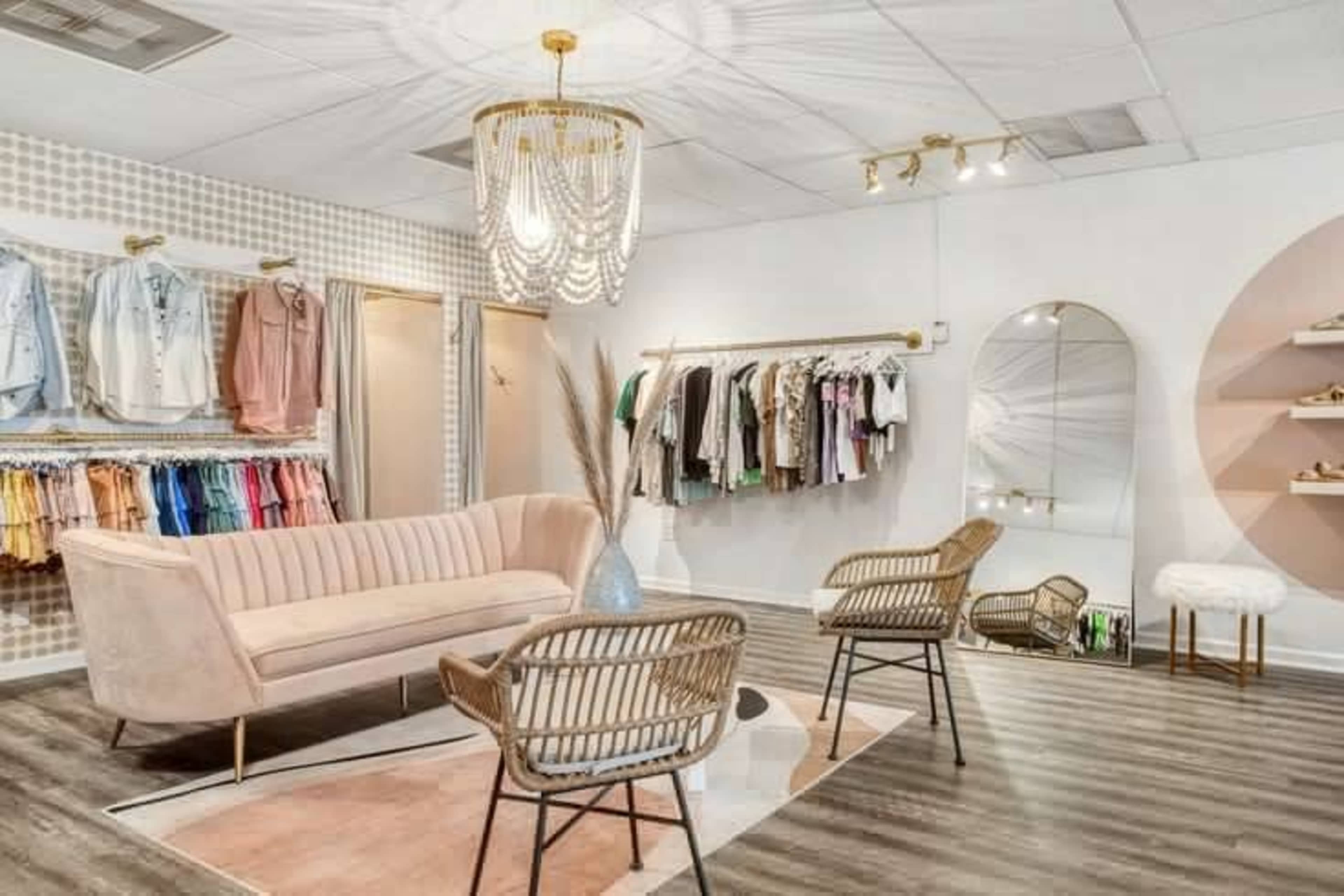 My Tribe Boutique | Versatile & Feminine Retail Space with Cozy Lounge ...