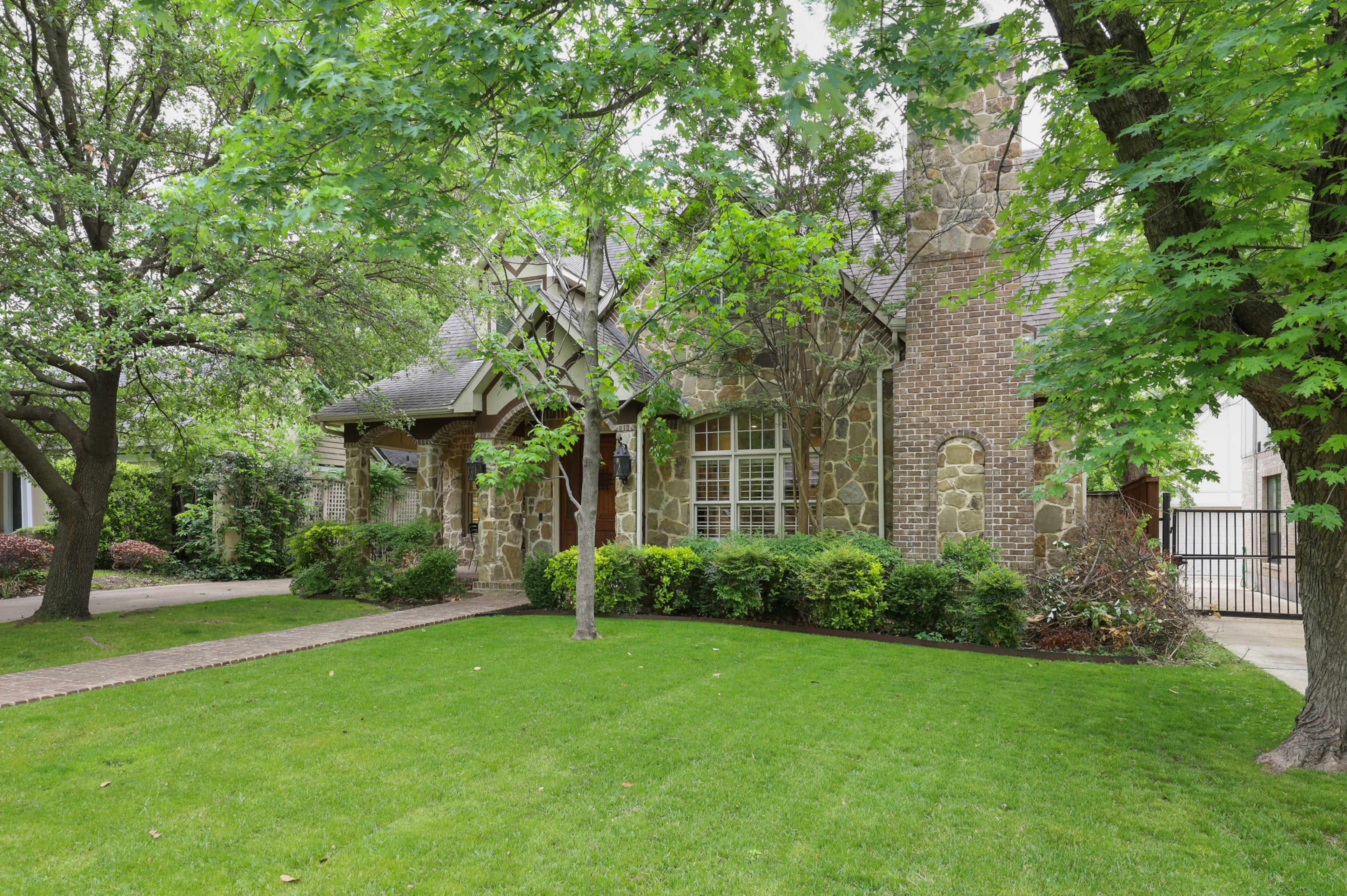 Modern Tudor with Backyard Oasis and Pool, Dallas, TX | Production ...