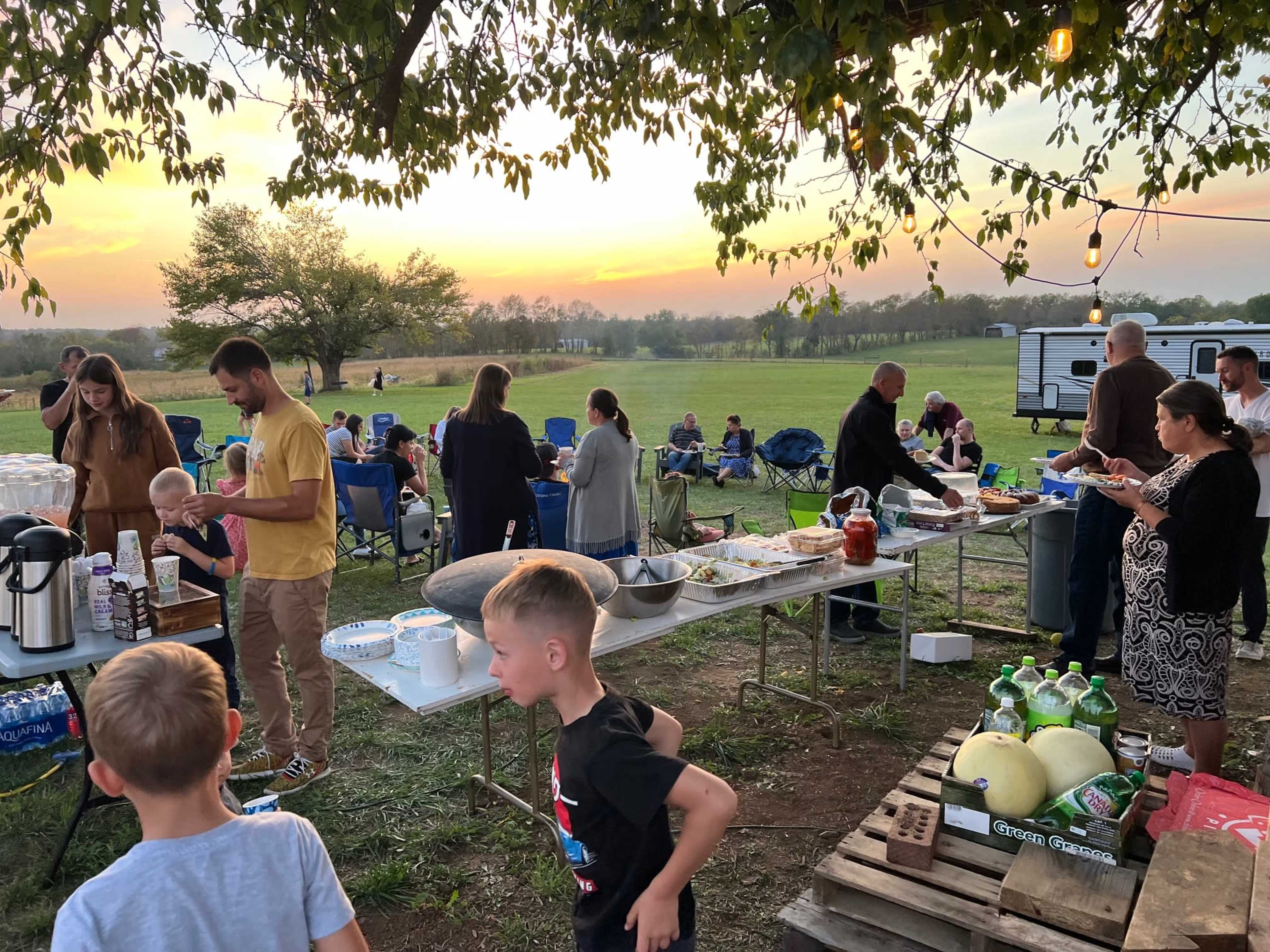Clearview Farms | Farm pavilion with amazing sun set view ...