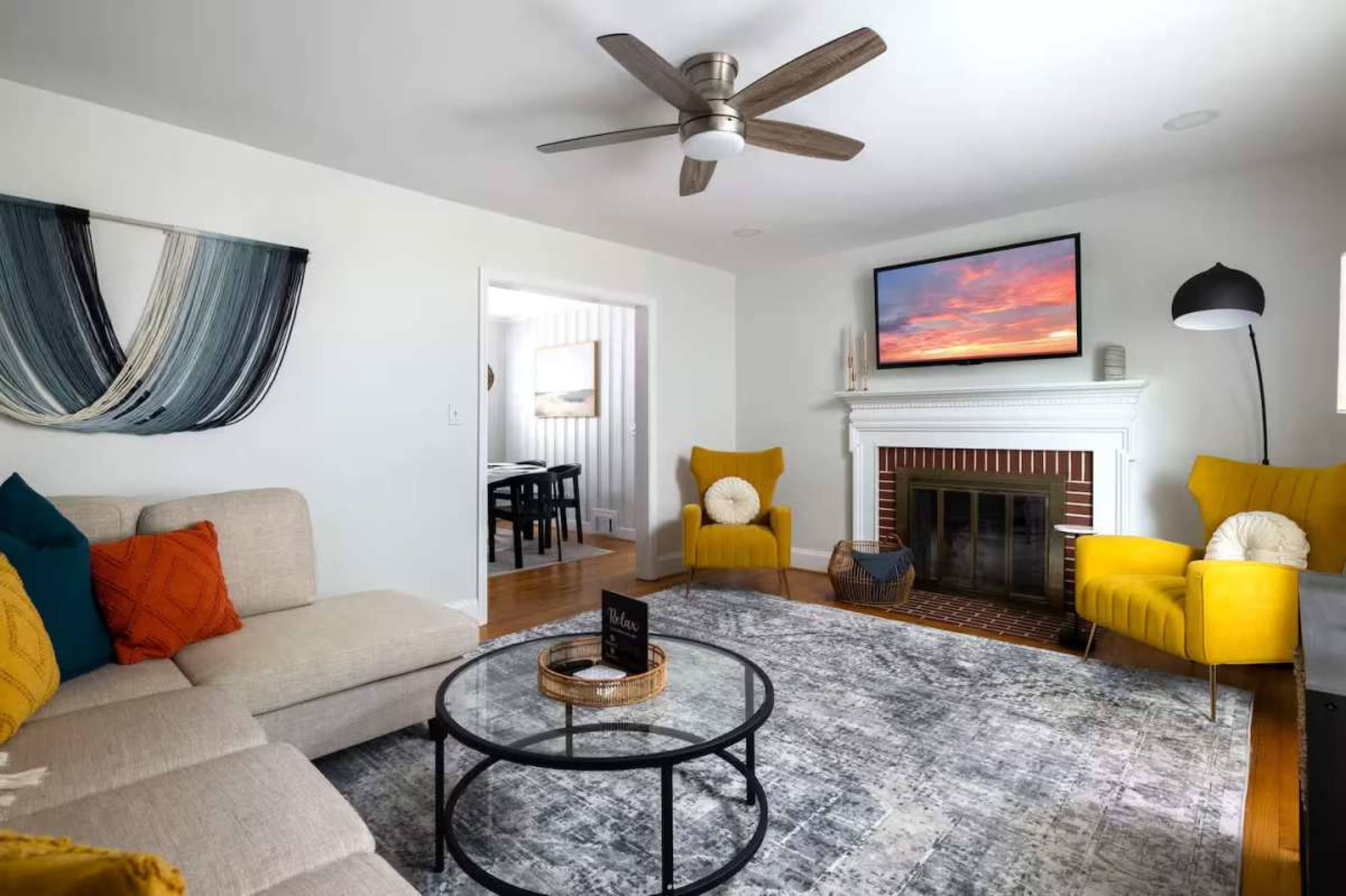 Spacious, Sunlit Retreat w/ Huge Yard, Graham, NC | Production | Peerspace