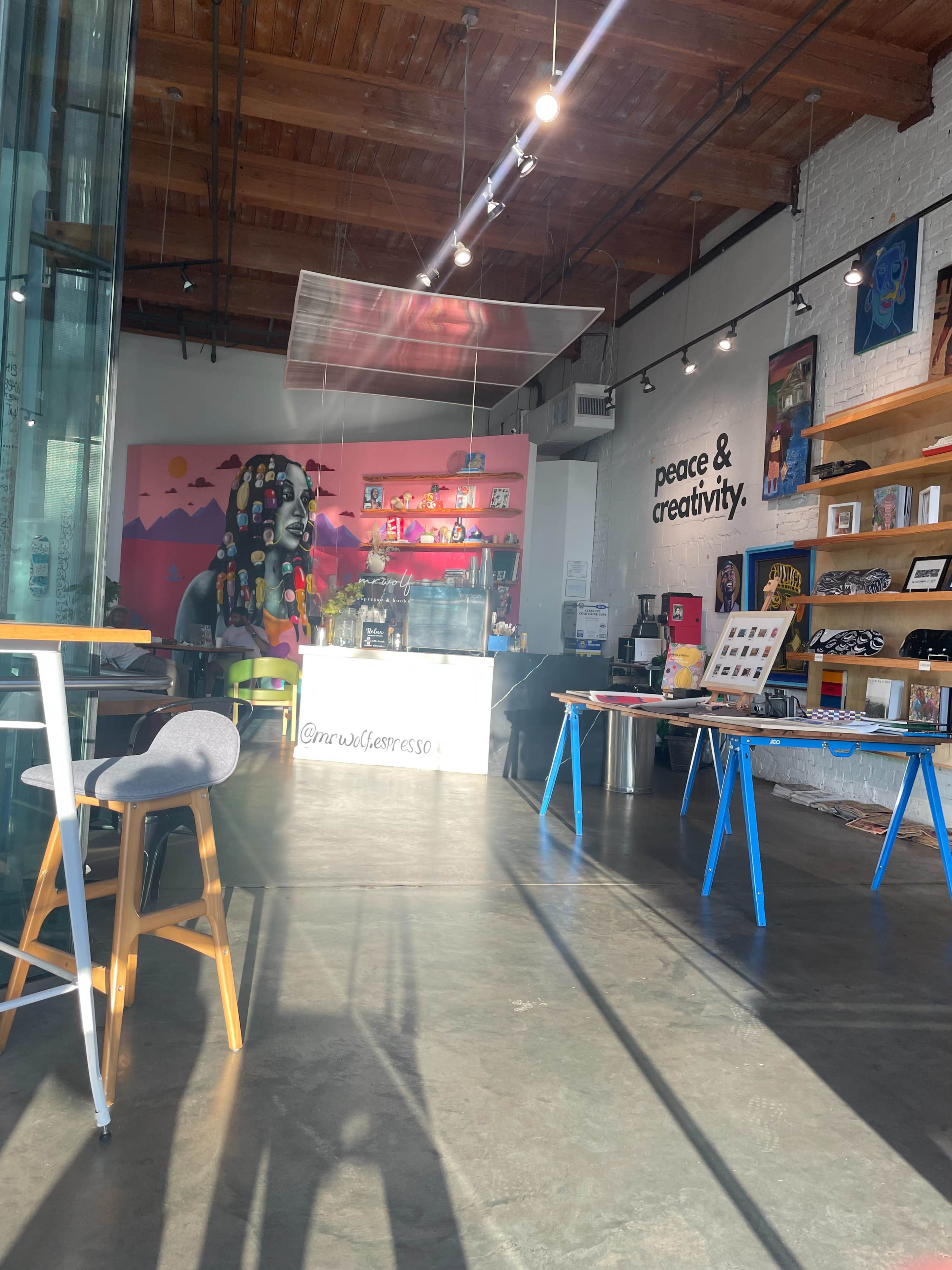 Art-Filled Café Perfect for Meetups, Shoots, Pop-Ups, and Creative Work ...