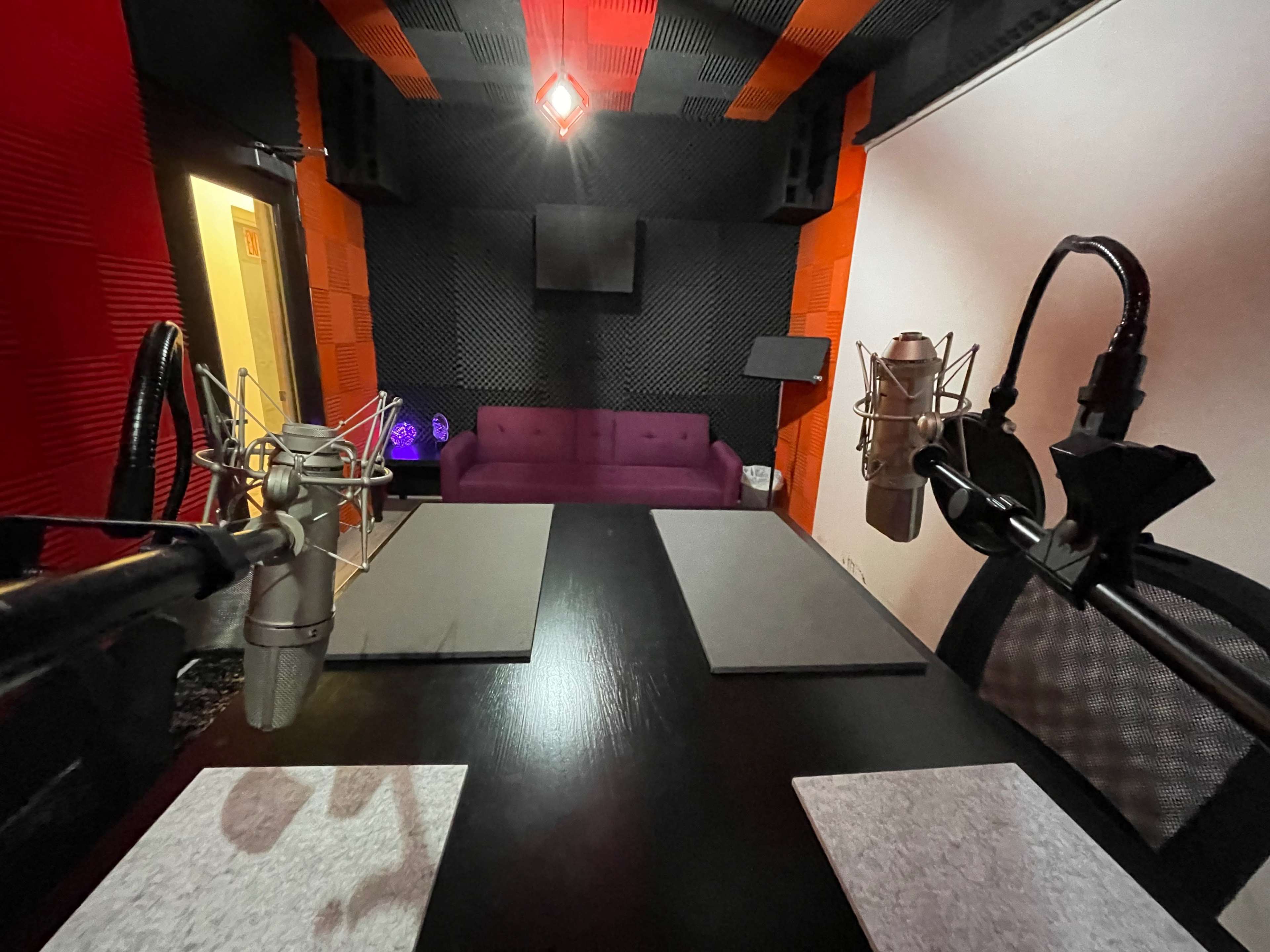 Downtown Podcast recording room, New York, NY | Production | Peerspace